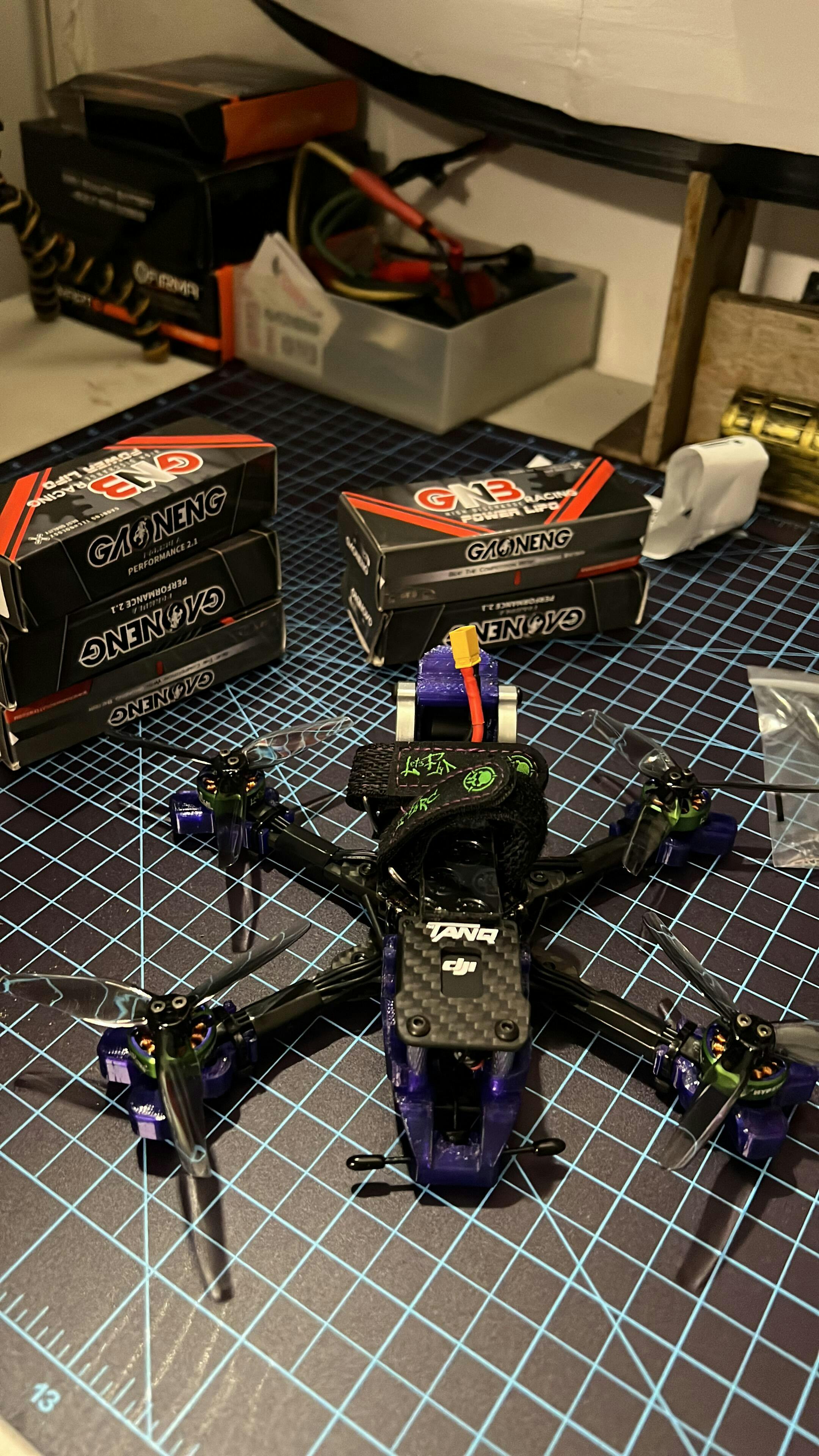 TanQ S 3.5" Pro-Spec Built & Tuned Drone - 4S - by Let's Fly RC