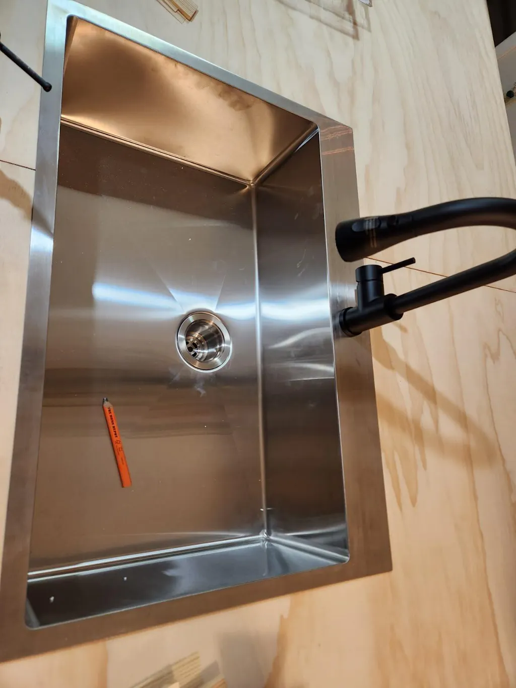 ROVSUN 30" x 22" Drop-in Stainless Steel Kitchen Sink