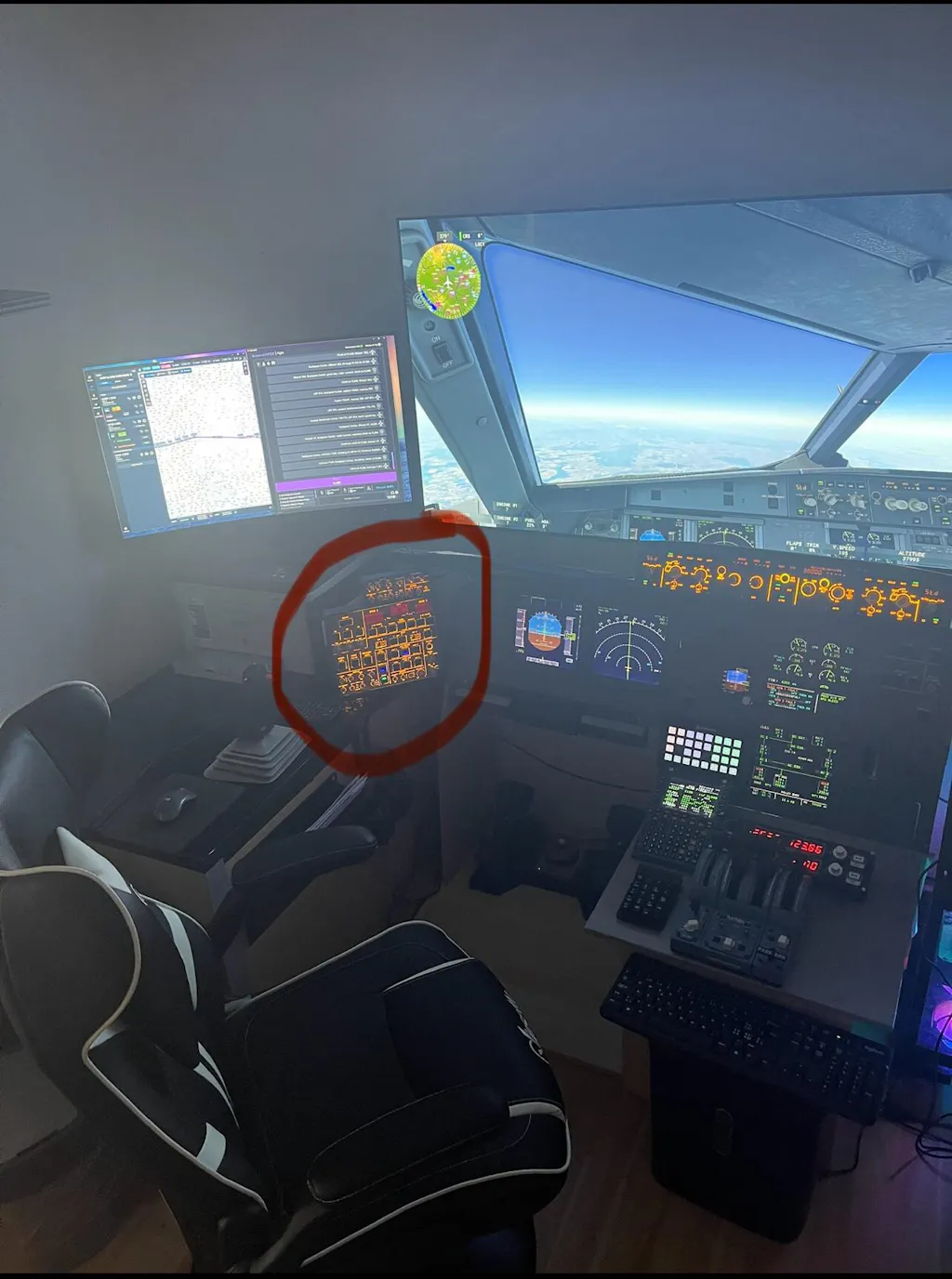 Rowsfire A101 A320 mini Light Overhead Panel (OVH) | Rowsfire