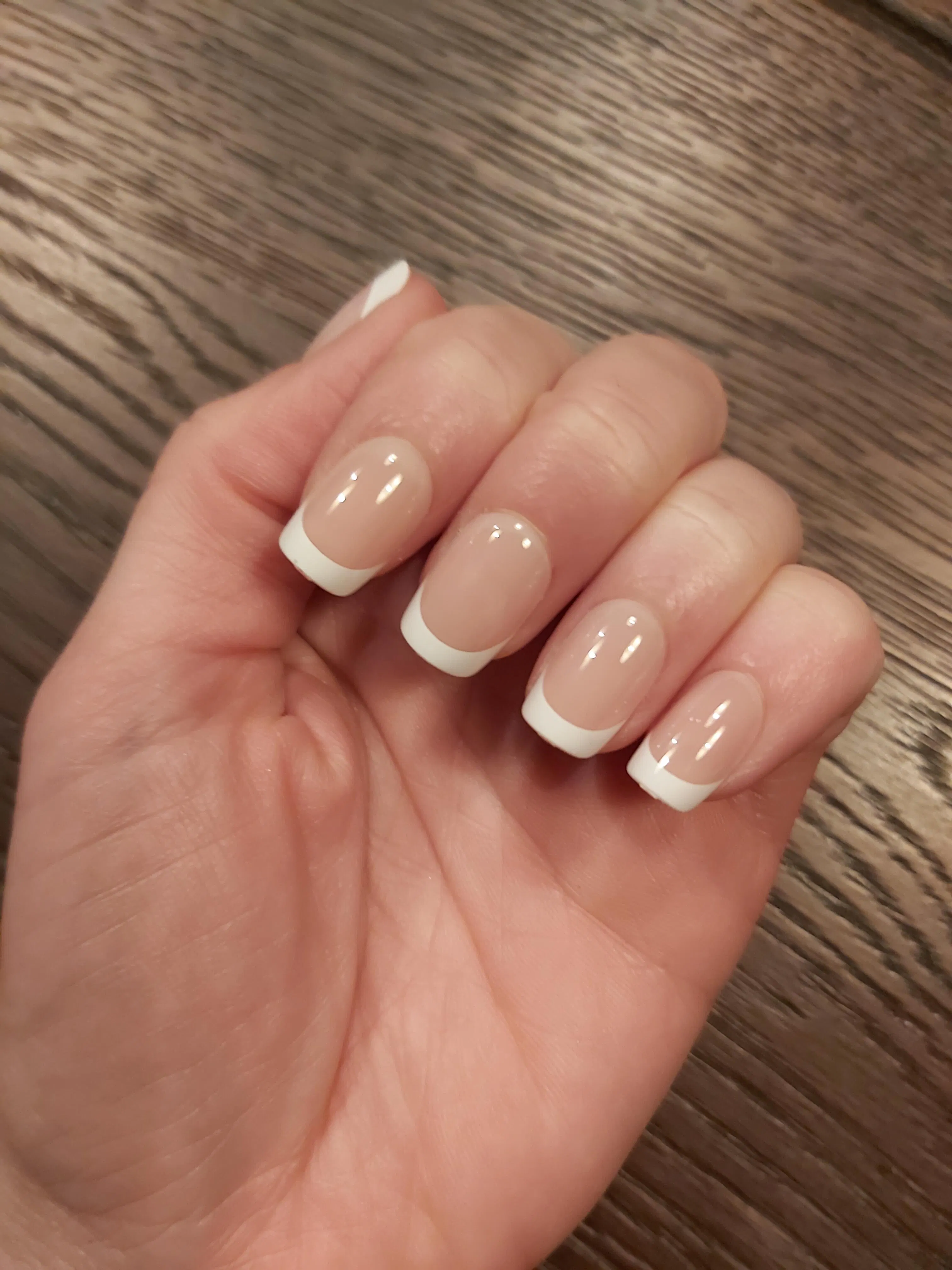 Press on Nails French manucure | Set Little frenchie – ROXY NAILS PARIS