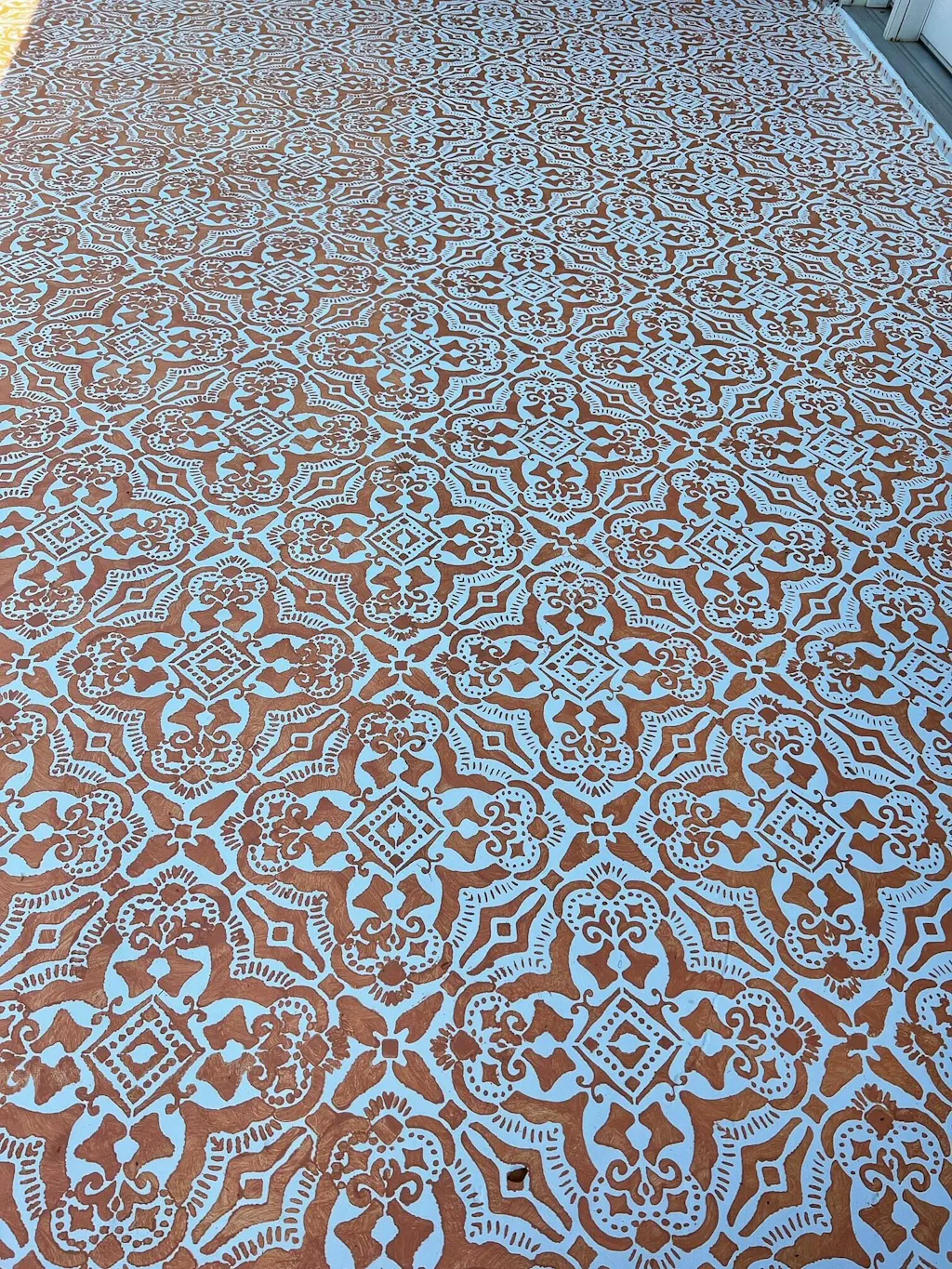 Floor Painting Stencils - DIY Wall Art - Large Tile Pattern Wallpaper
