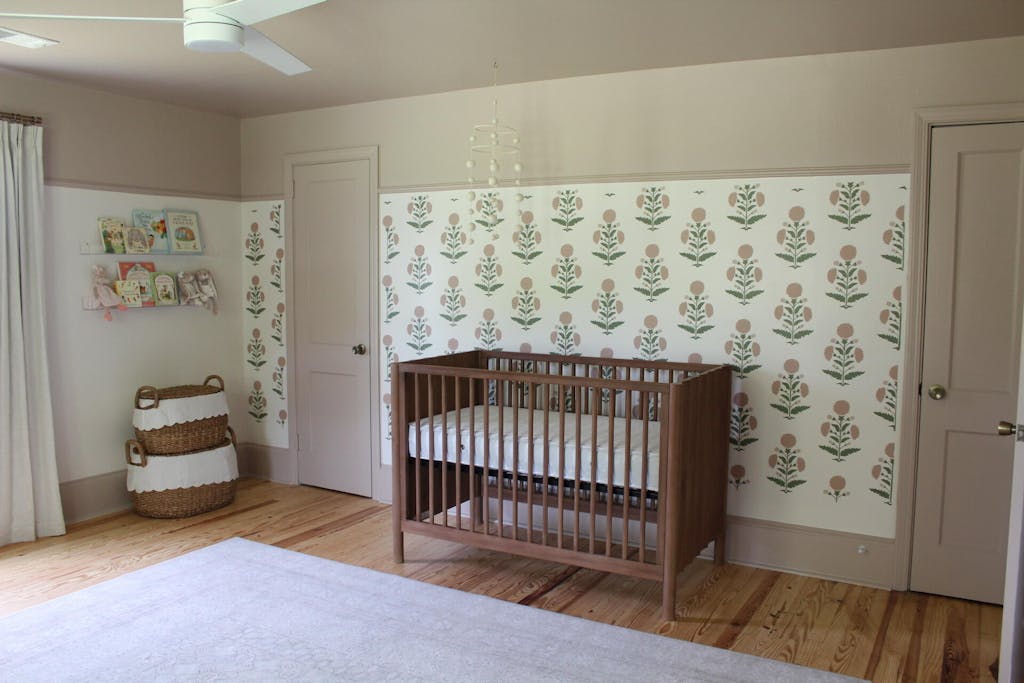 Amazing Floral Block Print Pattern Wall Stencil-Custom DIY Walls Decor