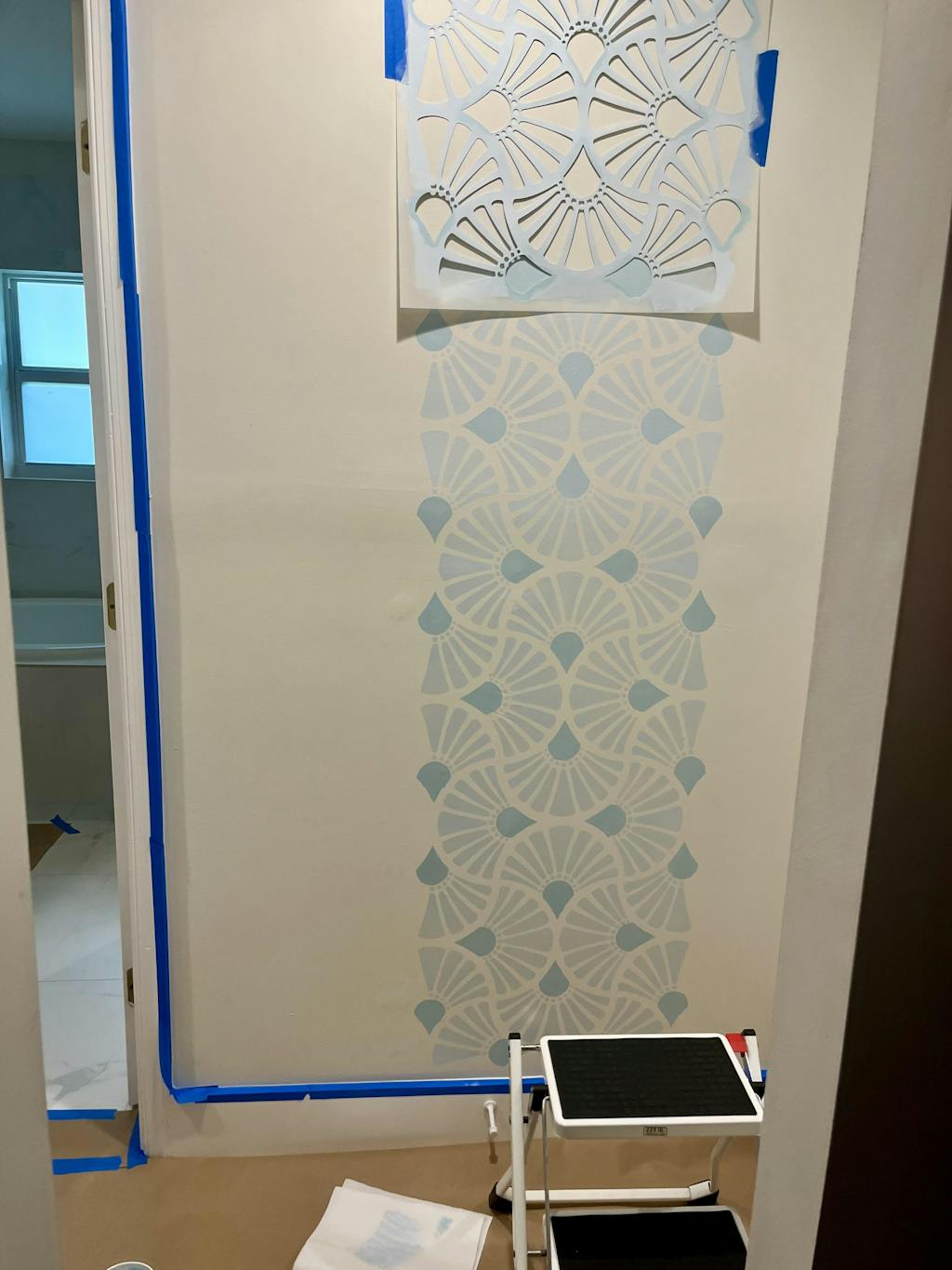 Large Stencils for Painting Art Deco Wall Decor - DIY Decorating