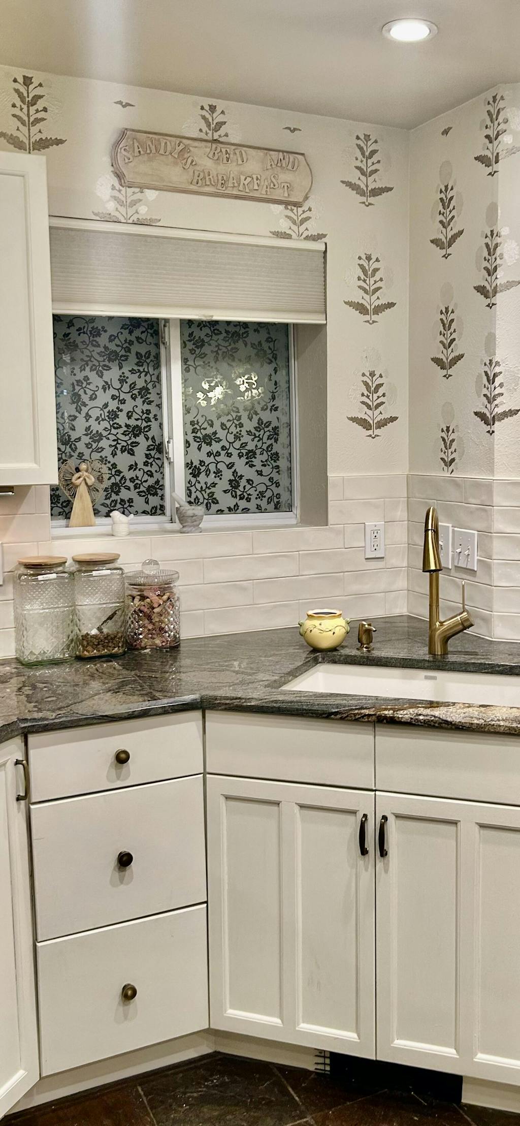 Amazing Floral Block Print Pattern Wall Stencil-Custom DIY Walls Decor