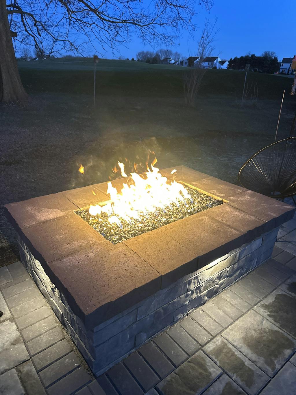 Warming Trends Crossfire CFBL Linear Brass Gas Fire Pit Burner – Royal ...