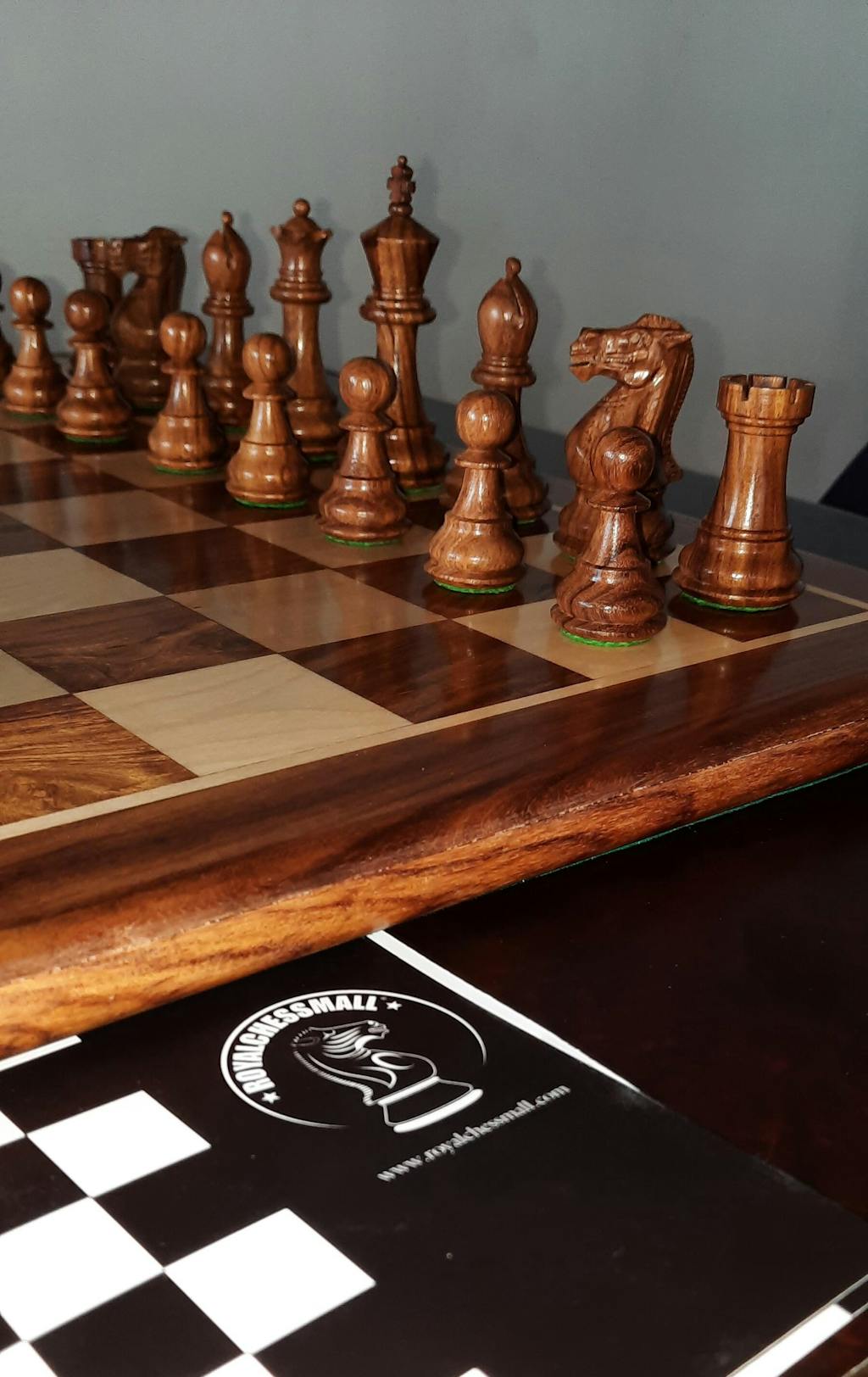 1960's Soviet Championship Tal Chess Pieces- Golden Rosewood - 4" King ...