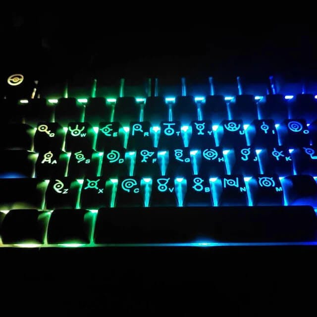 Pokemon Unown Keycap Set – RoyalKeycaps