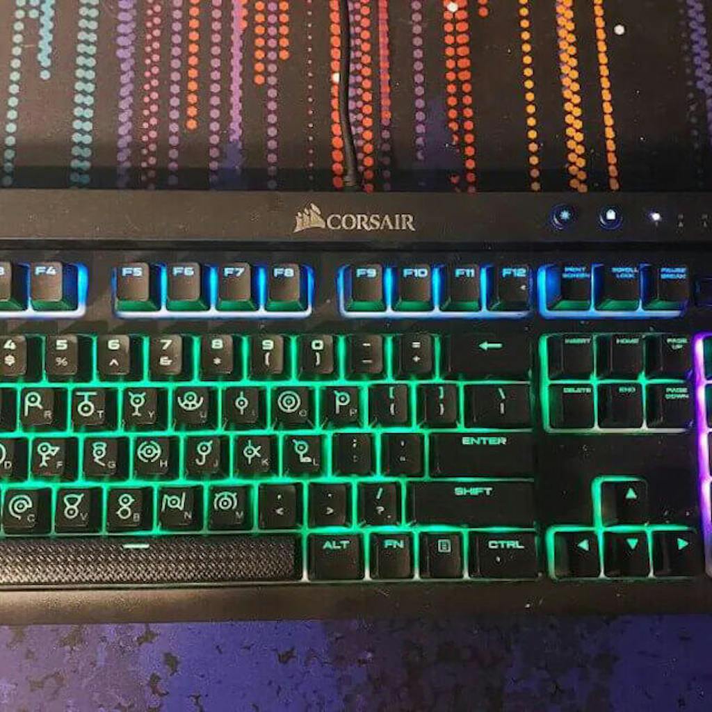 Pokemon Unown Keycap Set – RoyalKeycaps