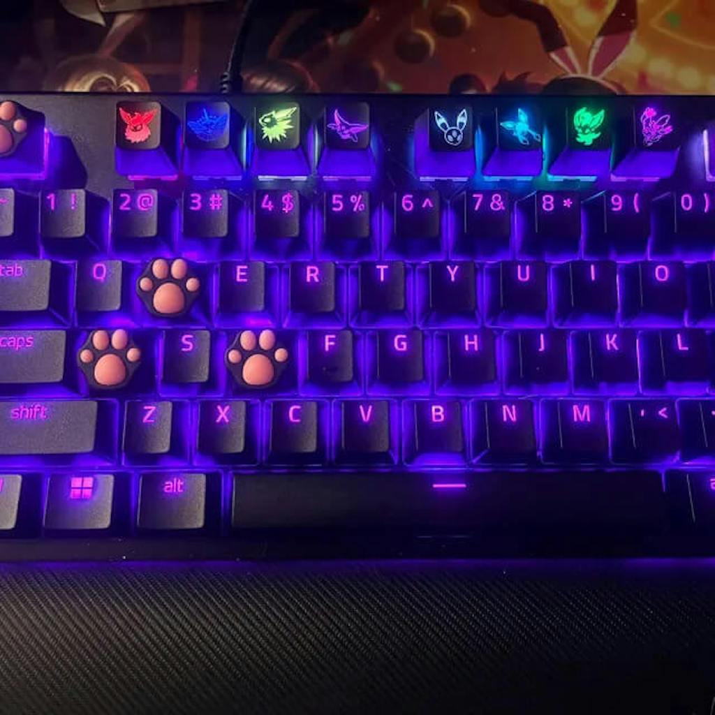 Pokemon Eevee Keycap Set – RoyalKeycaps