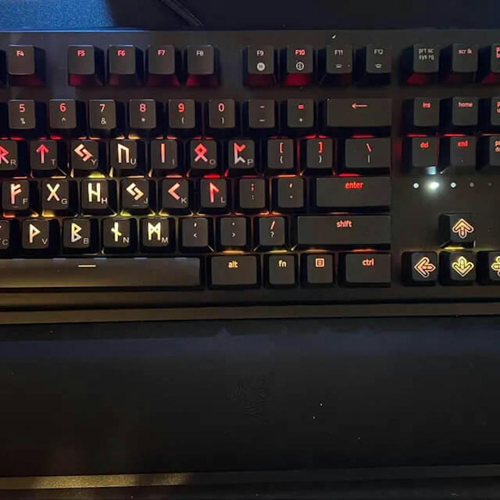God of War Elder Futhark Runes Keycap Set – RoyalKeycaps