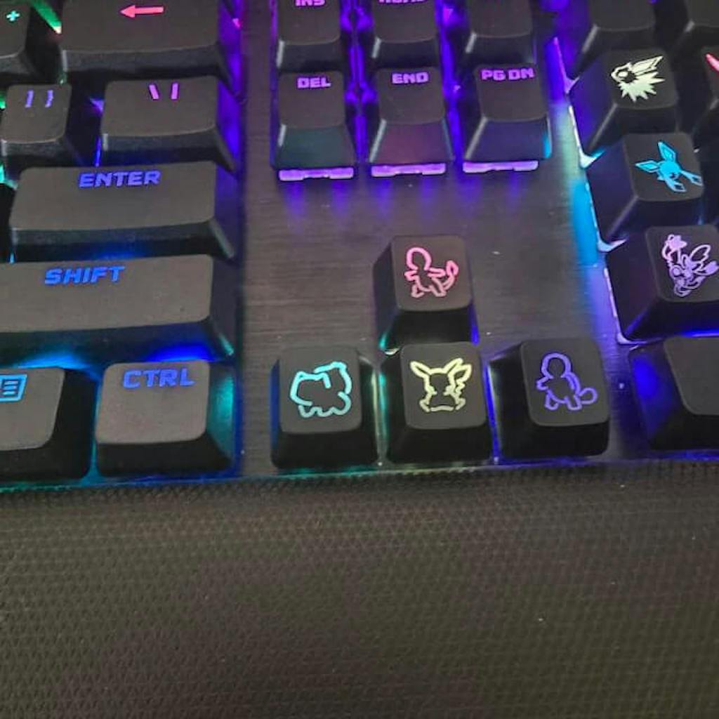 Pokemon Eevee Keycap Set – RoyalKeycaps