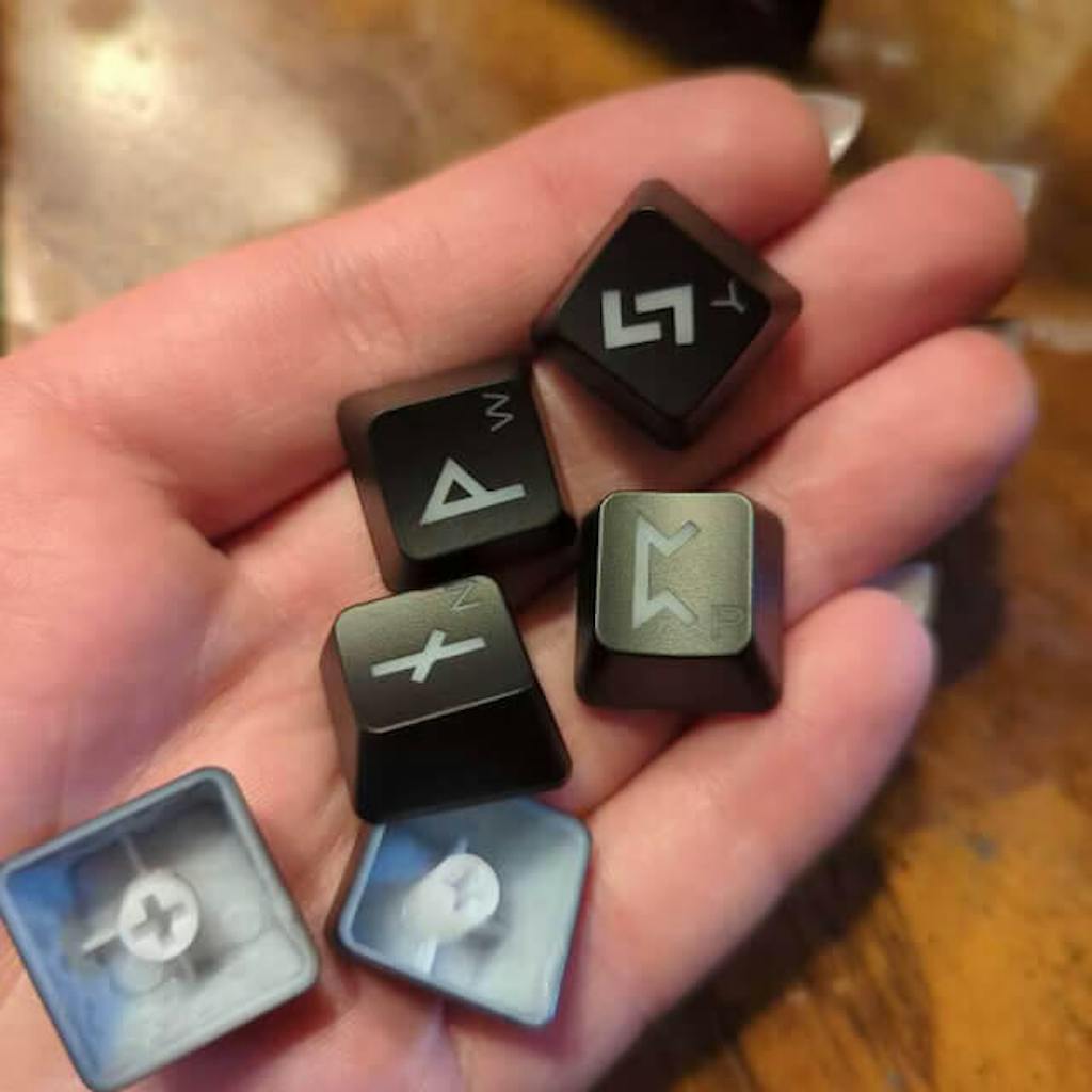 God of War Elder Futhark Runes Keycap Set – RoyalKeycaps