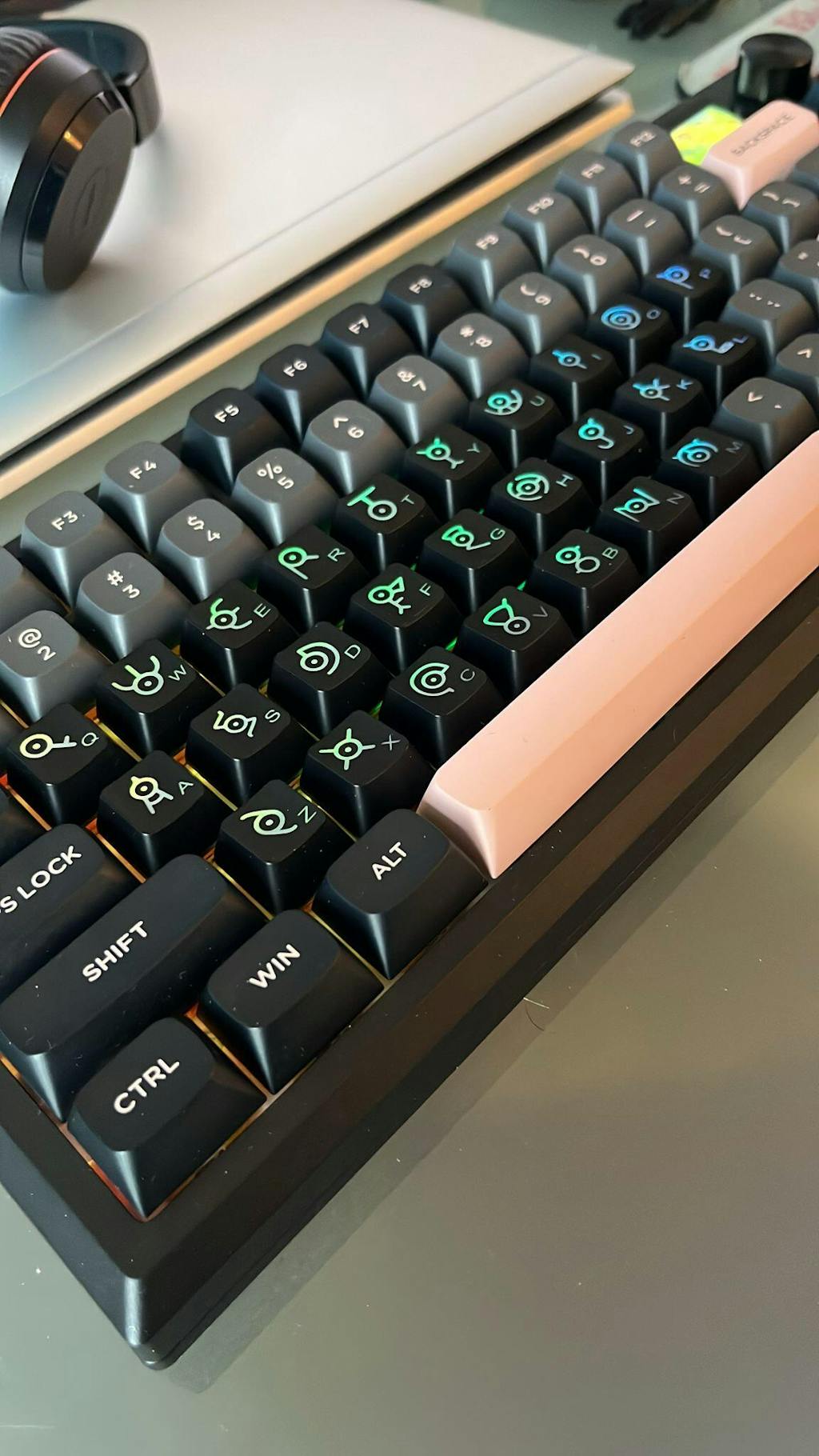 Pokemon Unown Keycap Set – RoyalKeycaps