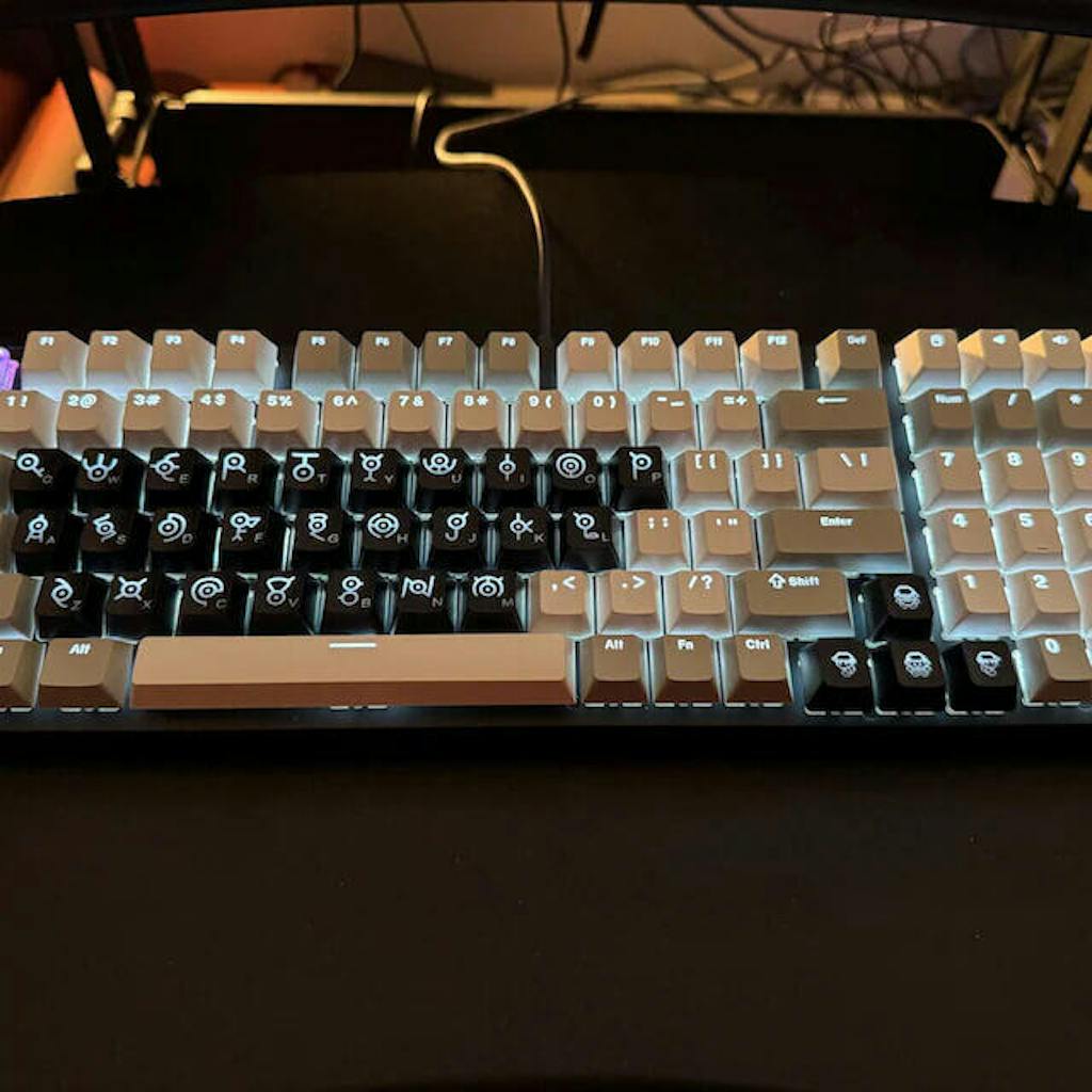 Pokemon Unown Keycap Set – RoyalKeycaps