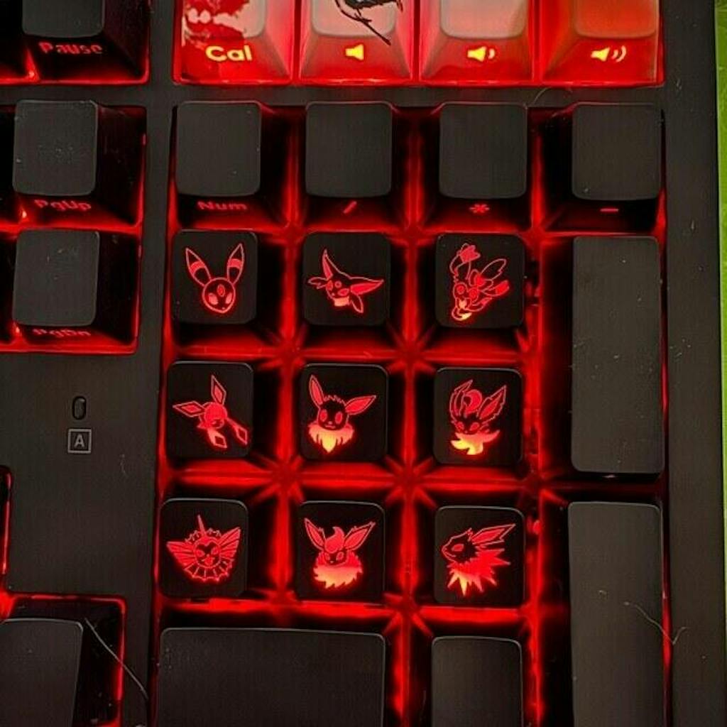 Pokemon Eevee Keycap Set – RoyalKeycaps