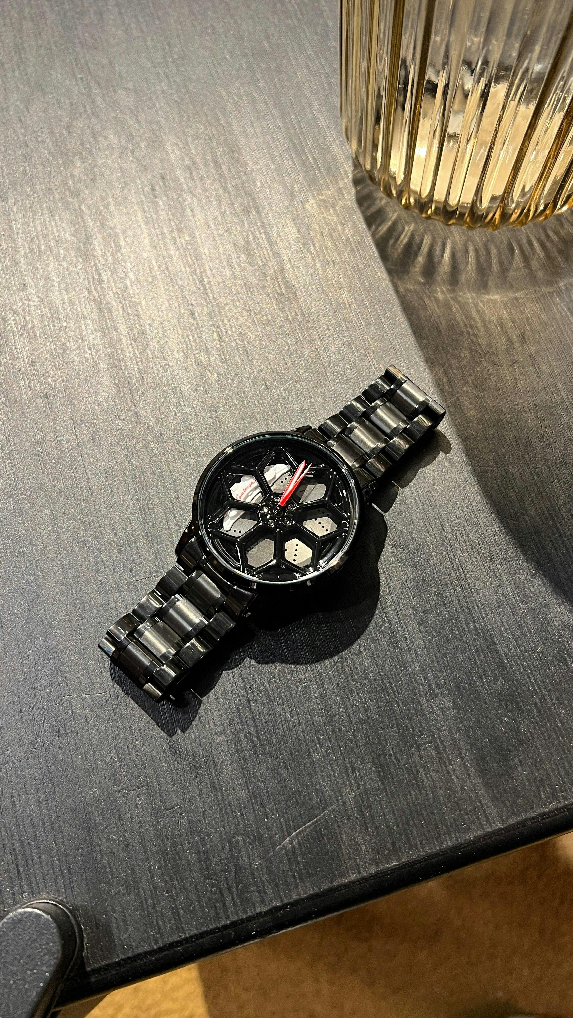 Shop Performante Gyro - Green Leather Strap | RS Chrono