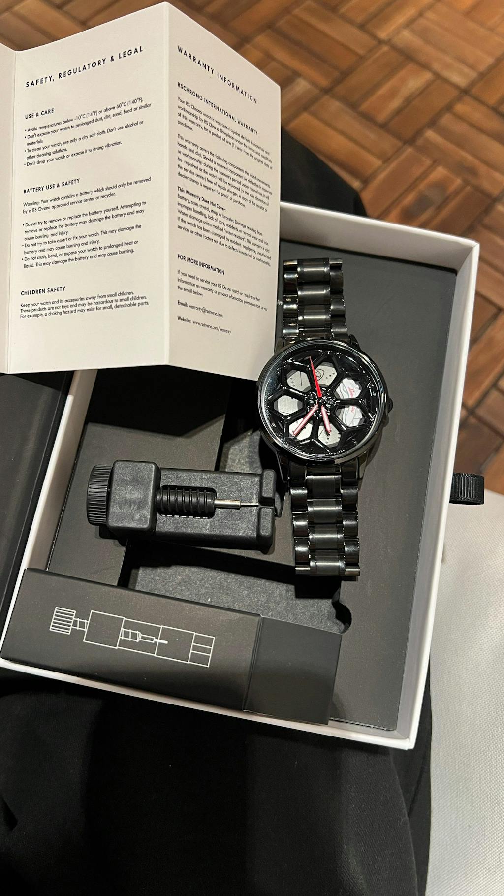 Shop Performante Gyro - Green Leather Strap | RS Chrono