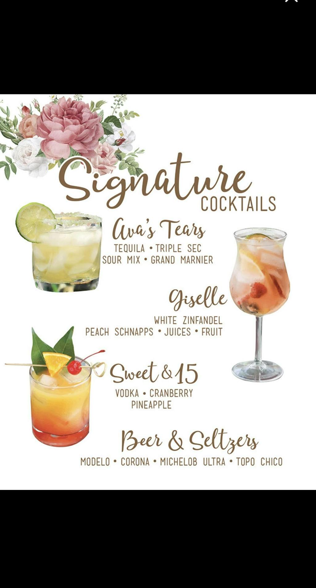 Signature Drink Menu Print – Rubi and Lib Design Studio