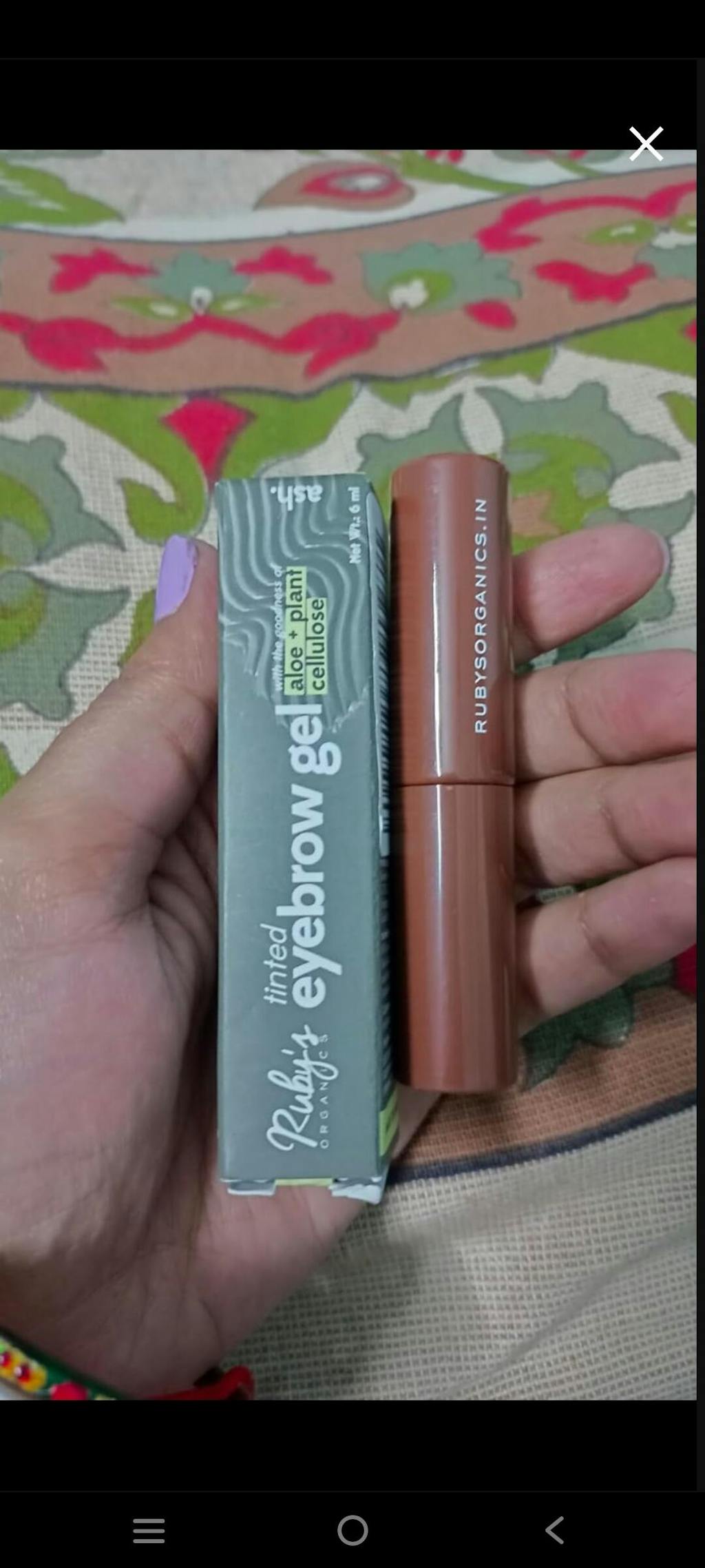 Tinted Brow Gel – Dark Brown | Ruby's Organics