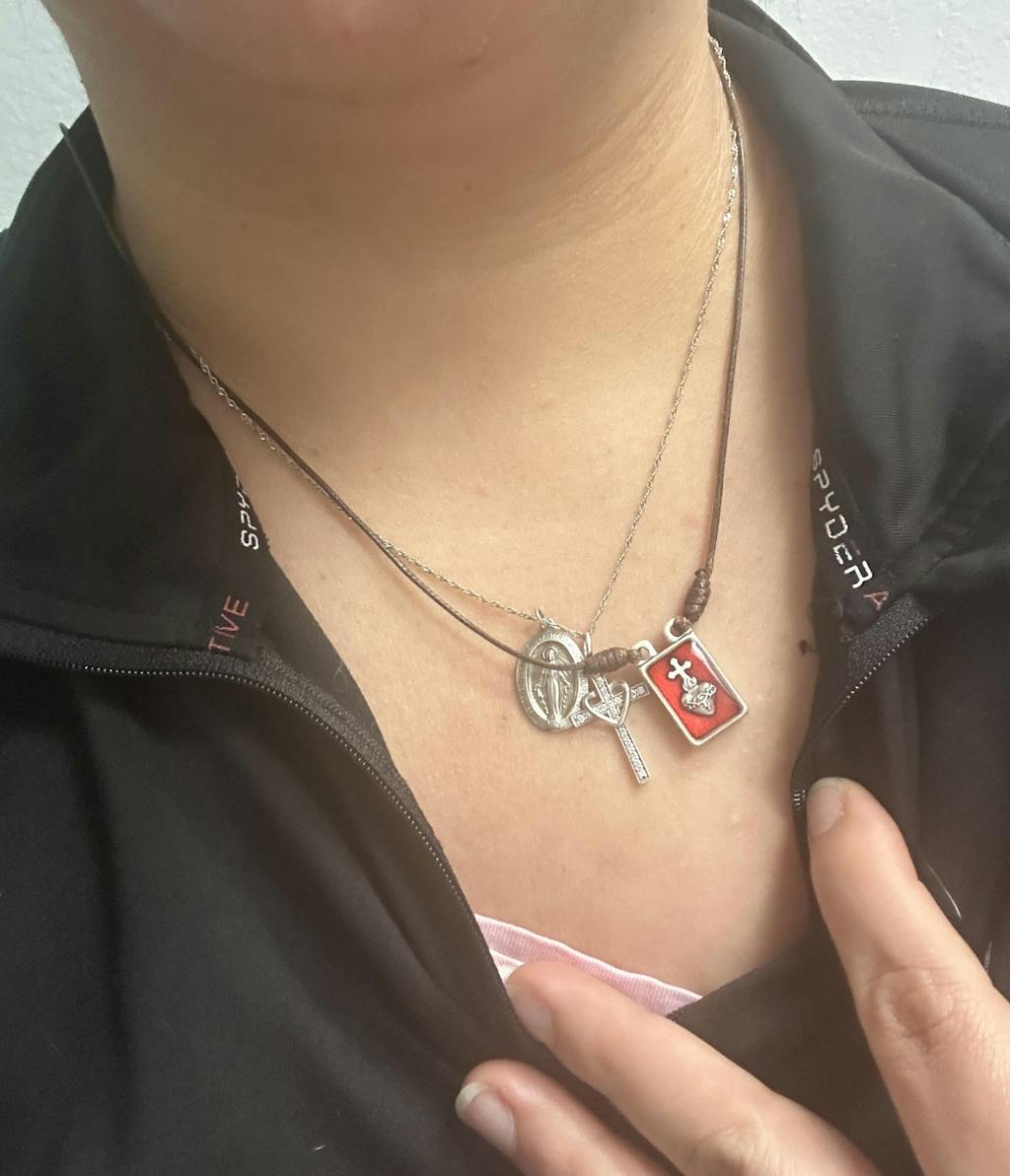 Red Enamel Scapular with Brown Wool Inserts - Catholic Gear - Rugged ...