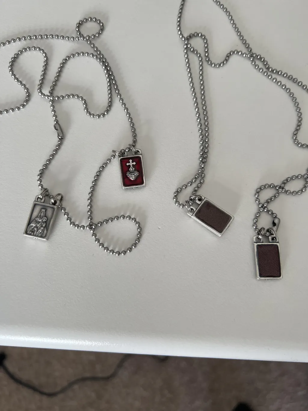 Catholic Scapular with Brown Wool Inserts from Rugged Rosary - Rugged ...