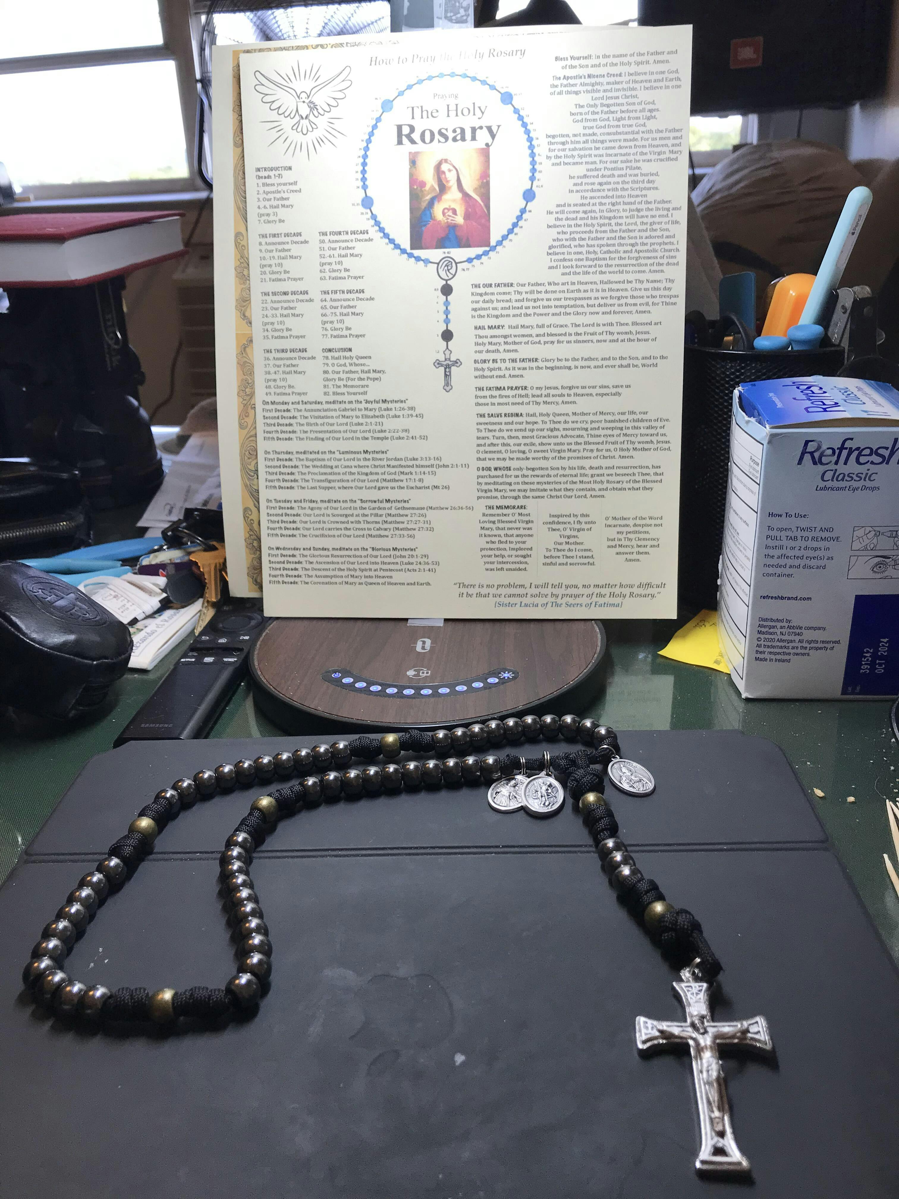 Rugged Rosaries Gentleman's Heavy Duty Rosary - Authentic - Handmade ...