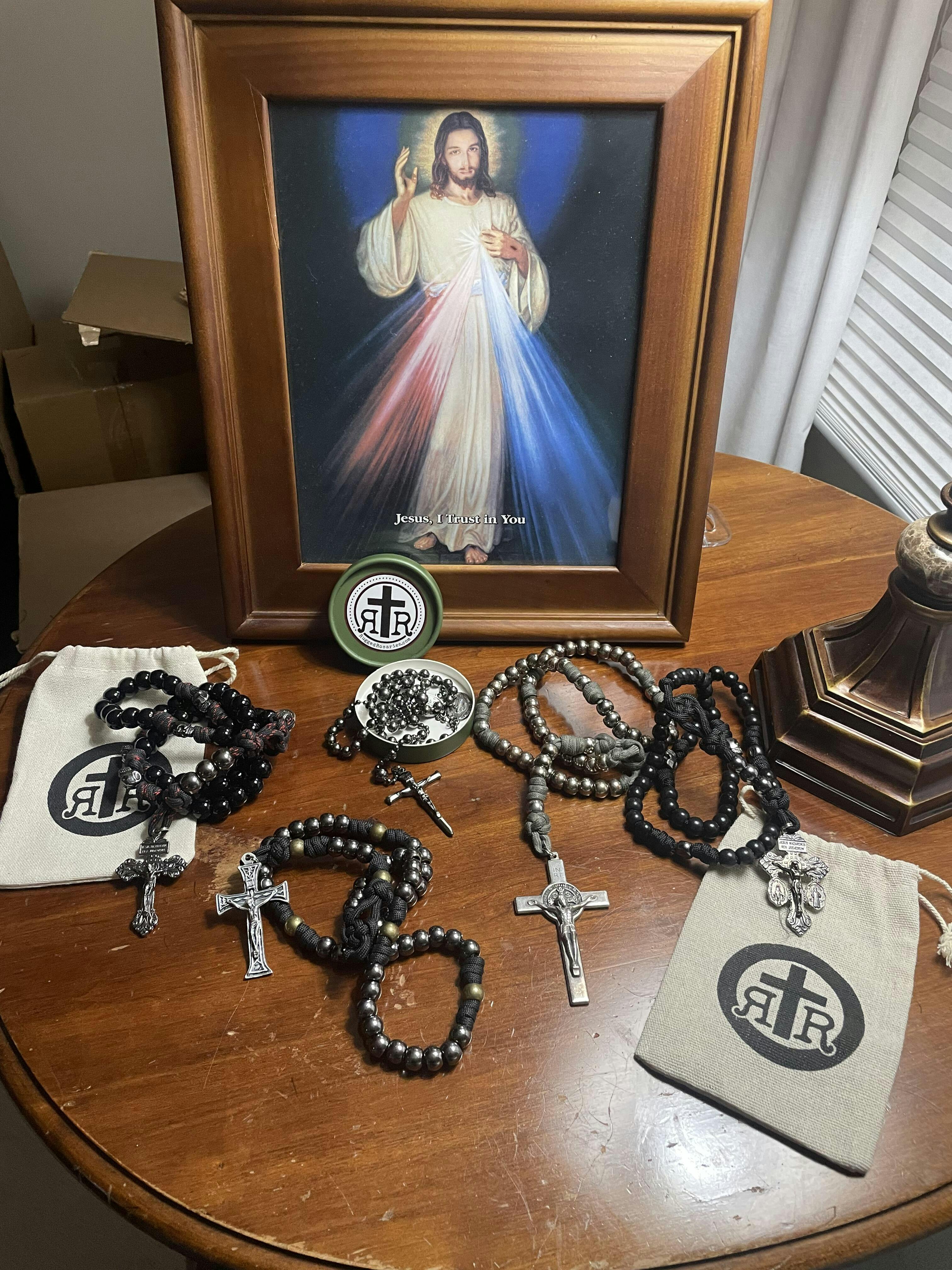 Combat Rosary - WWI Battle Beads - Historic WWI Design Military Rosary ...