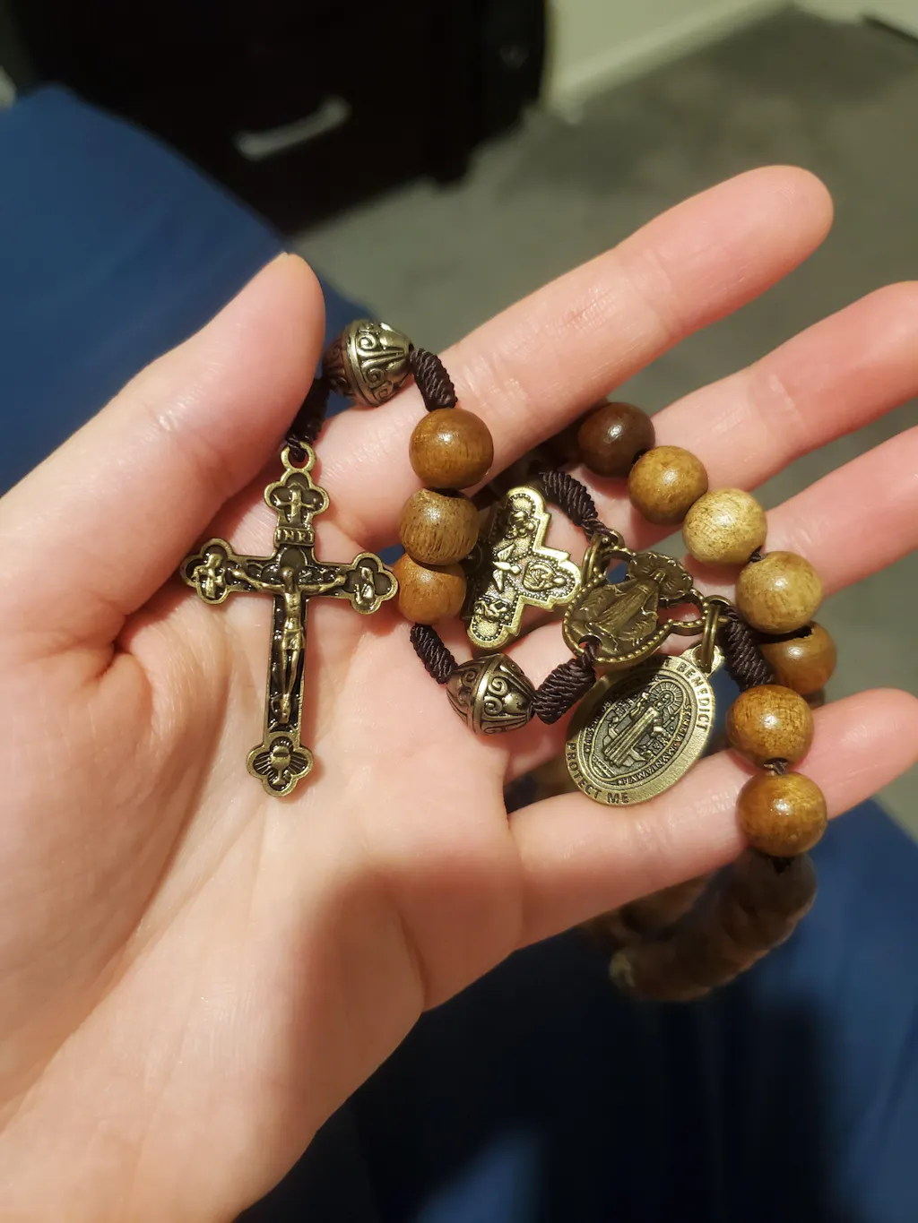 Catholic Rosaries | Elegant Handcrafted Wooden Rosary | Bronze Crucifix ...