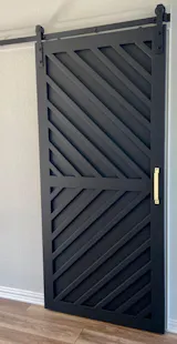 Raised Chevron Panel Door – Rustic Luxe Designs