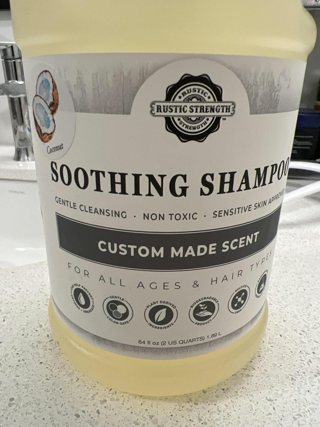 Gentle Cleansing, Hydrating Milk & Honey Shampoo – Rustic Strength