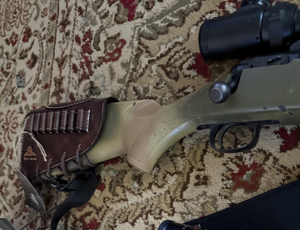 Handmade Leather Rifle Cheek Risers – Rustic Terrain Leathercraft