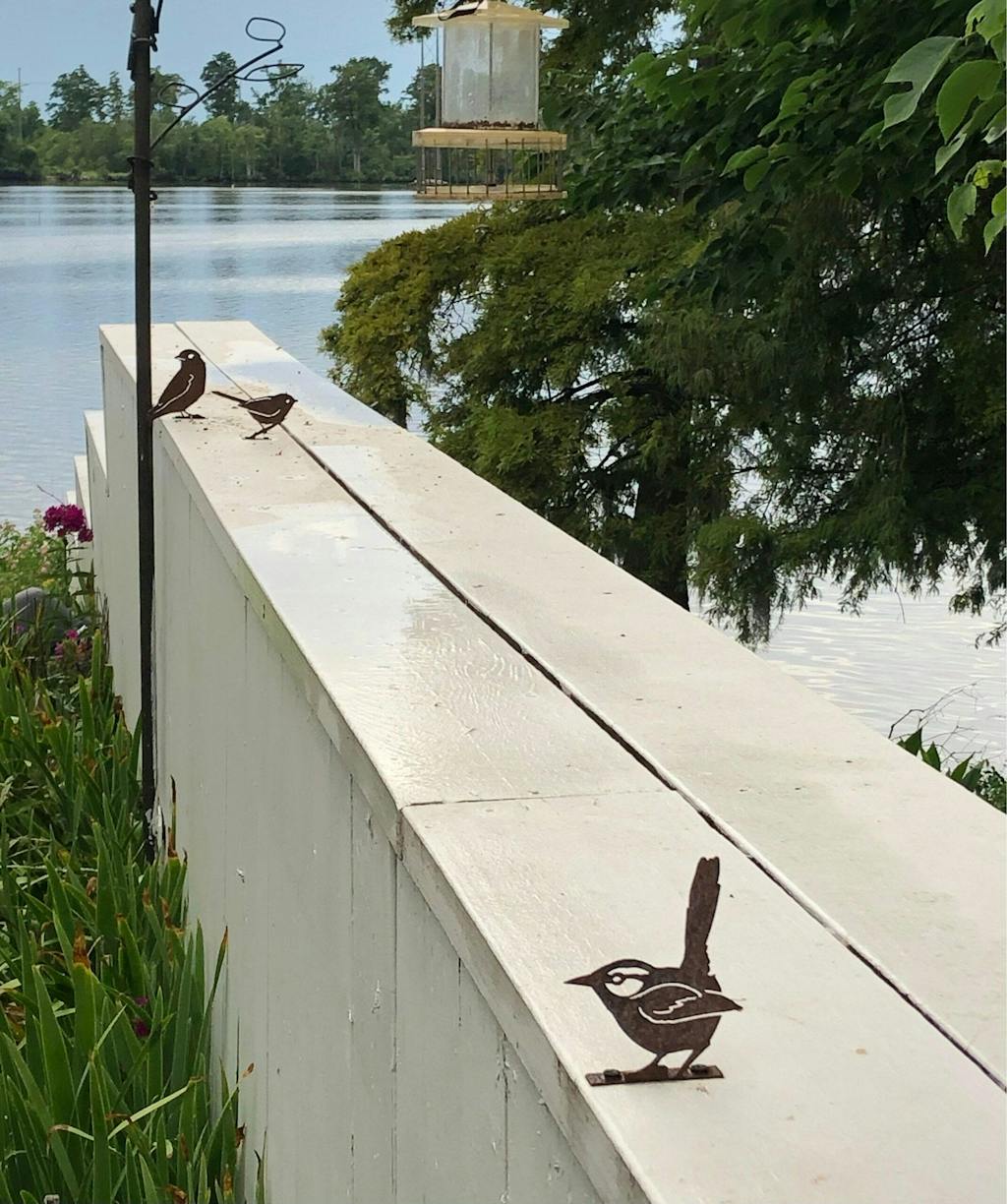 House Wren - Rusty Birds - Unique Garden Art