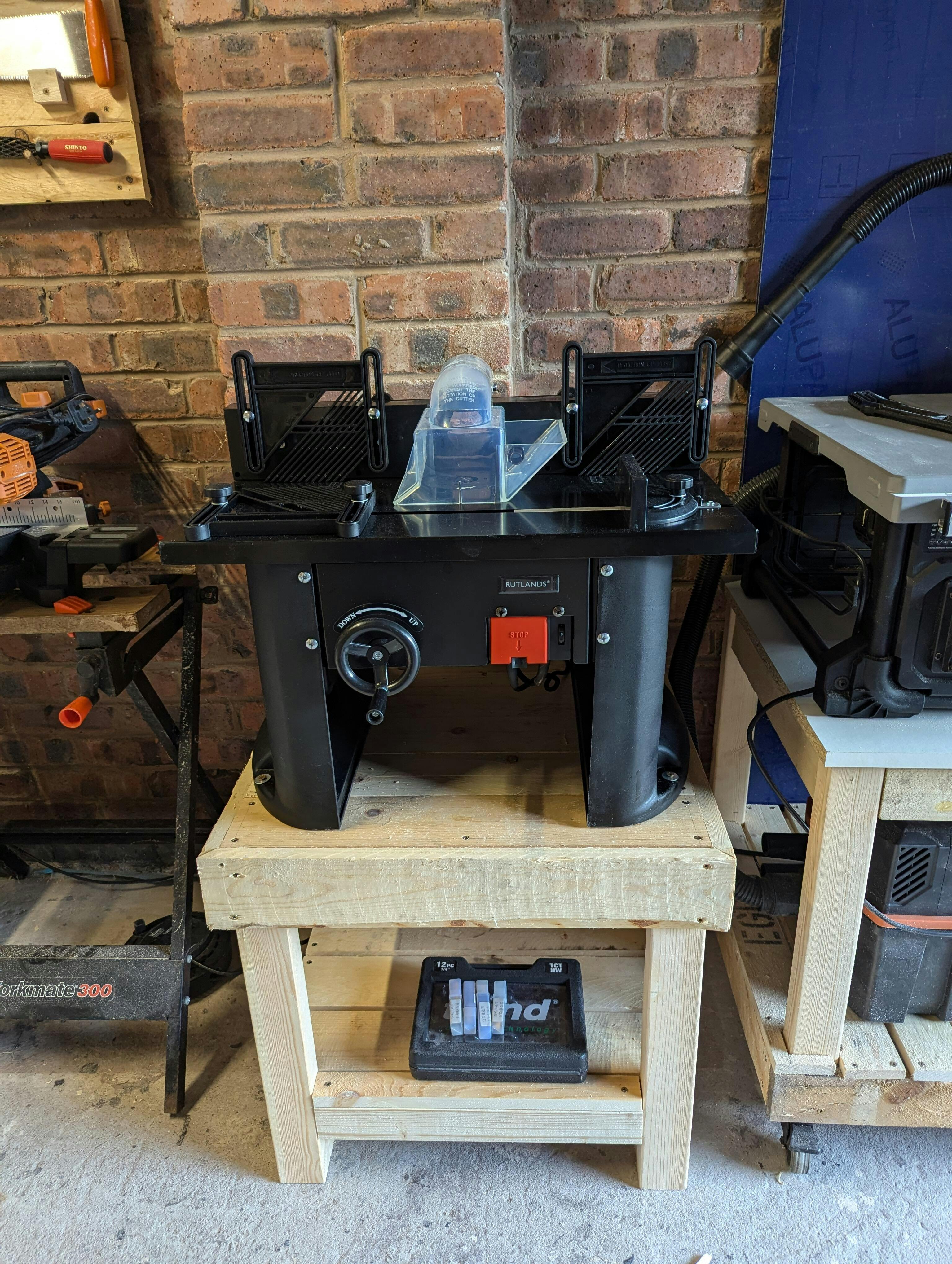 Router Table with Lift & Motor | Next Day Delivery – Rutlands Limited