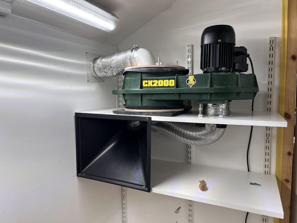 Dust Extraction Hood - Large - 100mm | Next Day Delivery – Rutlands Limited