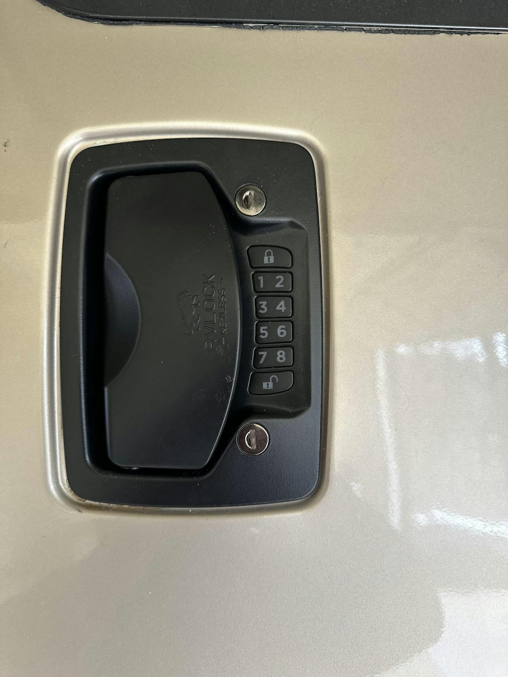 RVLock Atlas Keyless Handle for Class A & C Motorhomes - 2nd Generatio