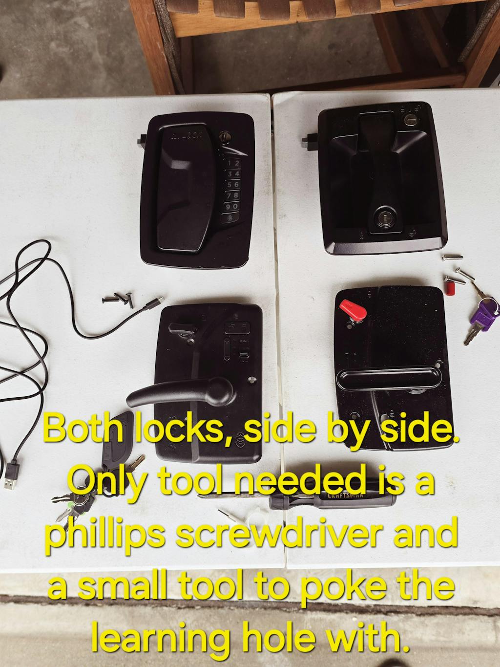 RVLock Atlas Keyless Handle for Class A & C Motorhomes - 2nd Generatio