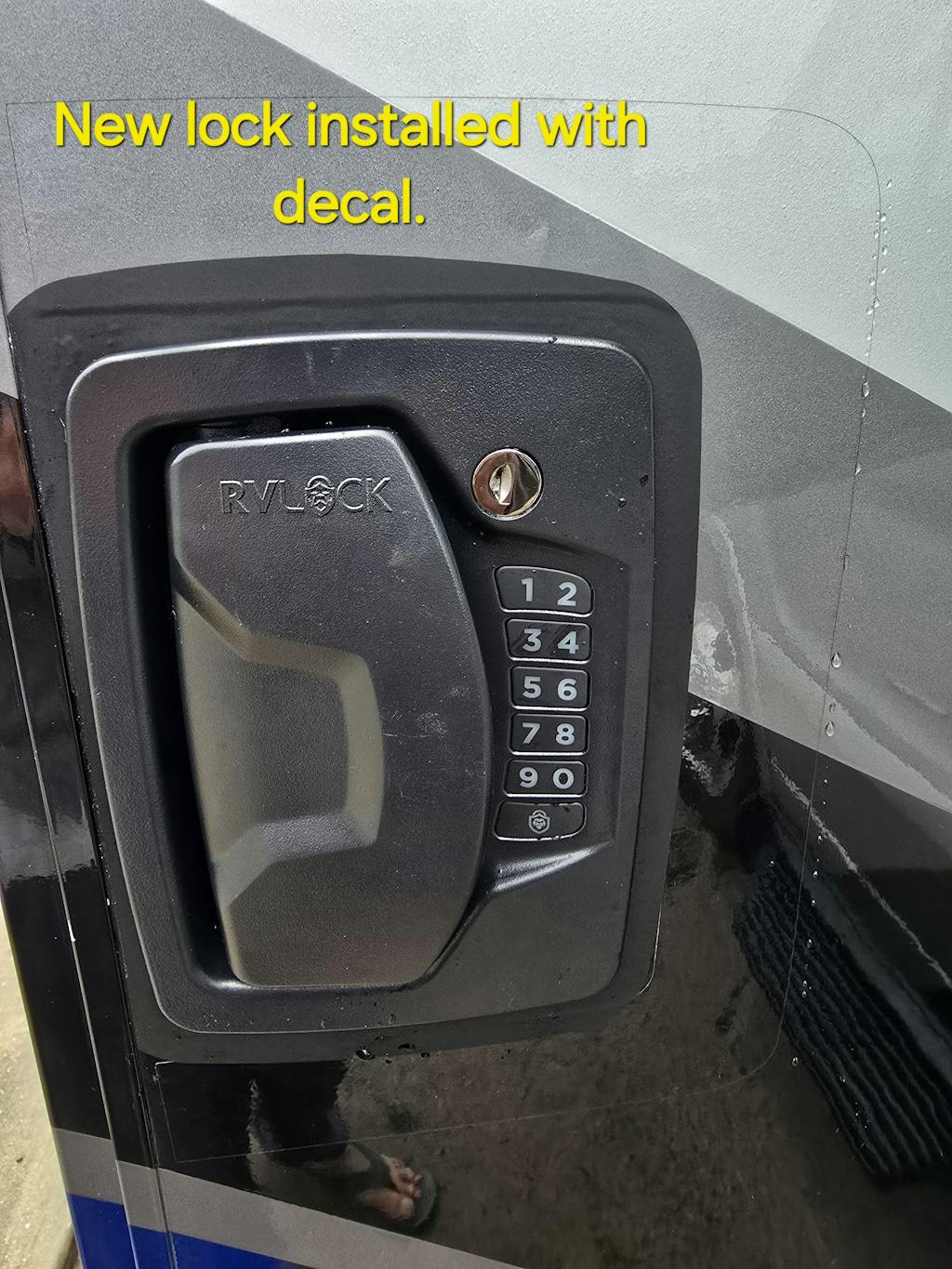 RVLock Atlas Keyless Handle for Class A & C Motorhomes - 2nd Generatio