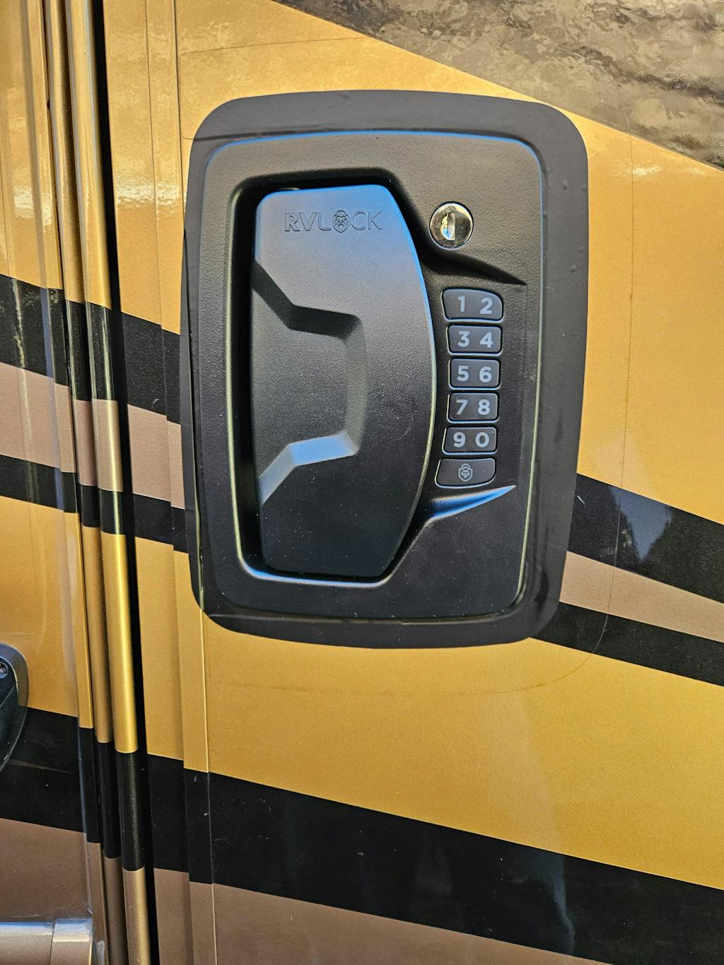 RVLock Atlas Keyless Handle for Class A & C Motorhomes - 2nd Generatio