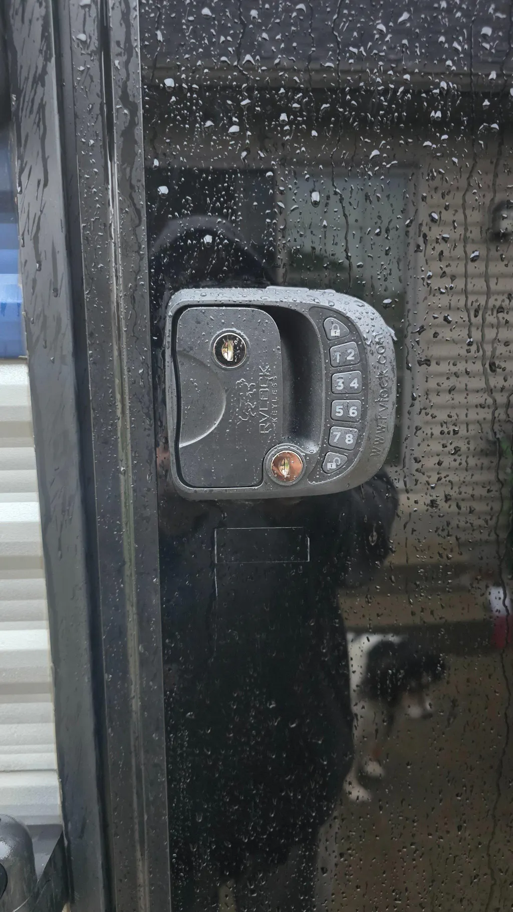 RVLock Compact Keyless Travel Trailer and Fifth Wheel Handle