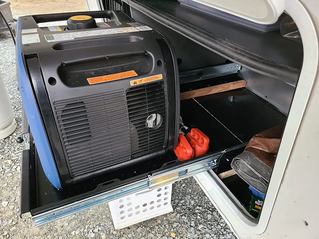 RV Generator Slide Out Tray ~ RVTrailerTractor