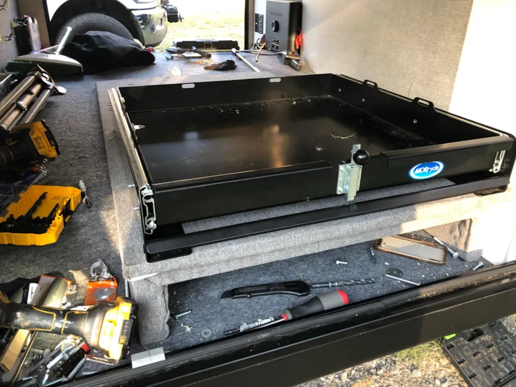 RV Generator Slide Out Tray ~ RVTrailerTractor