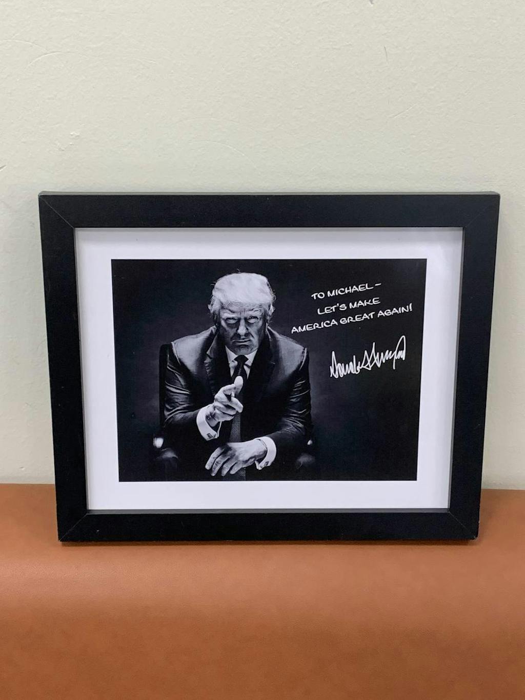 President Donald Trump Signed Photo Print Autographed Name Customized ...