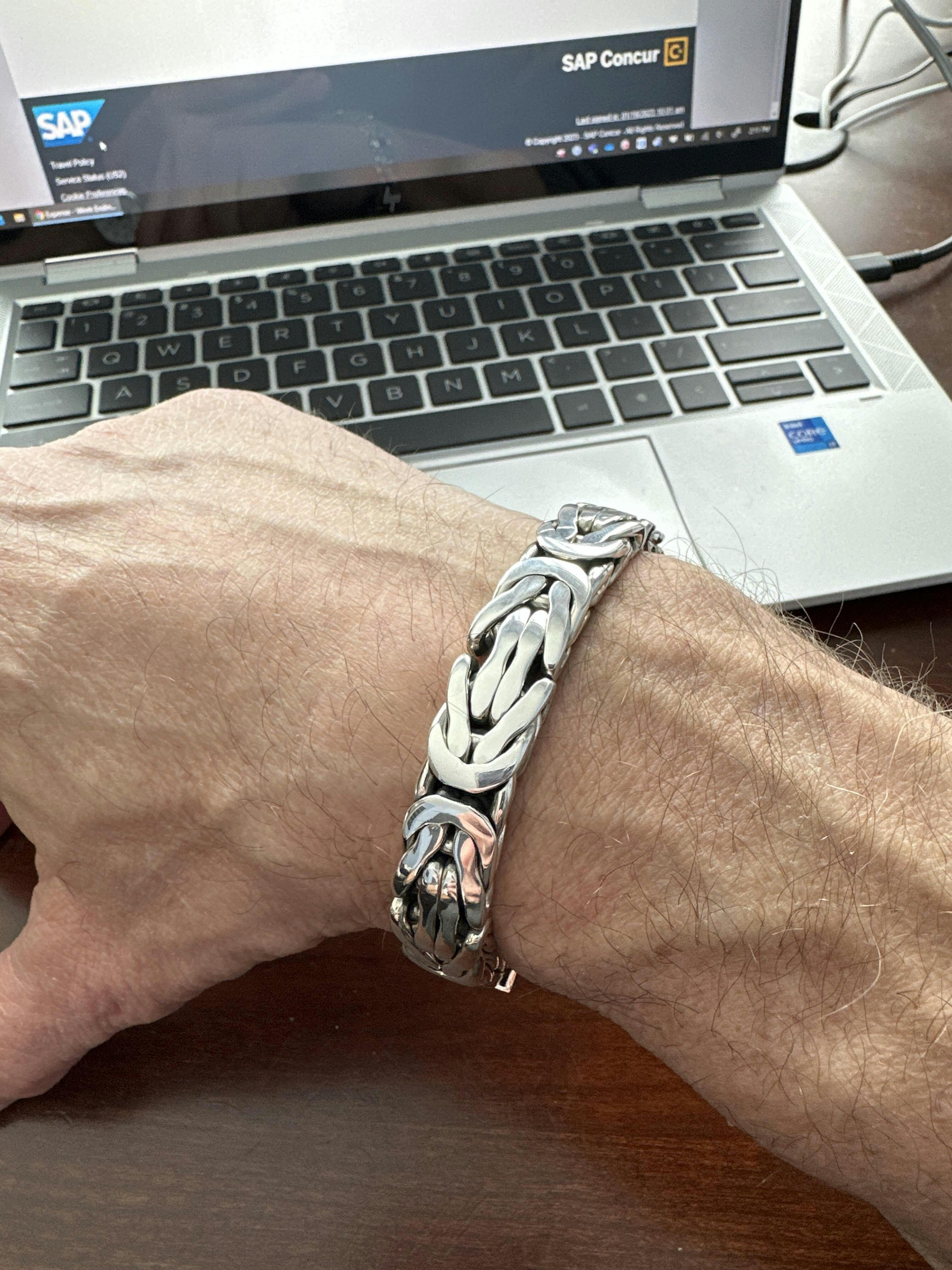 "Zenith" Byzantine Bracelet 12mm. – Ryan Christian