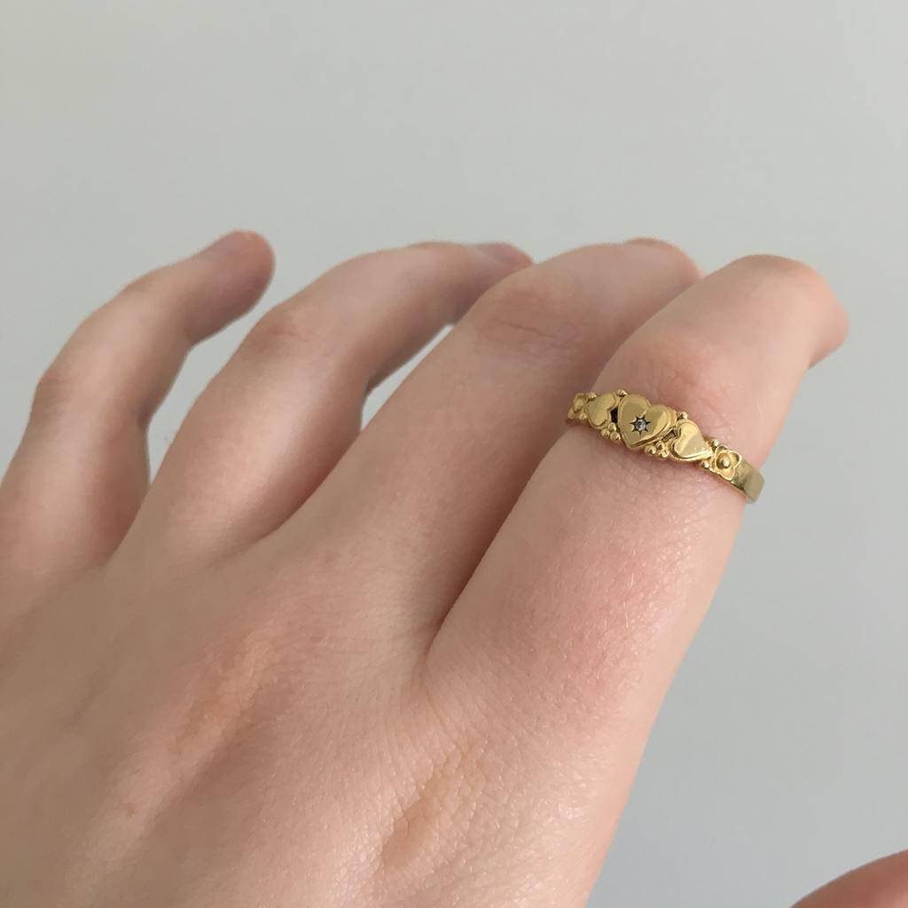 Patricia Heirloom Ring - Gold-Filled – S-kin Studio Jewelry