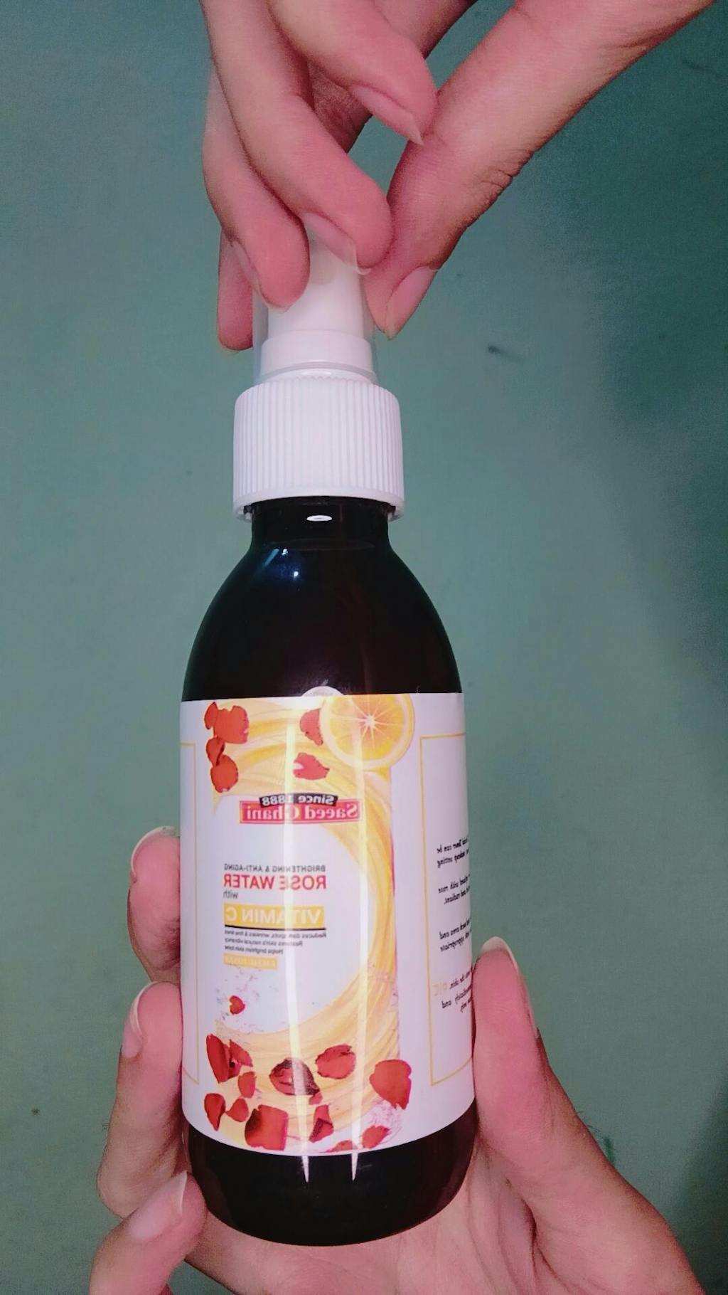 Online Vitamin C Rose Water For Face & Skin | Skin Care | Saeed Ghani ...