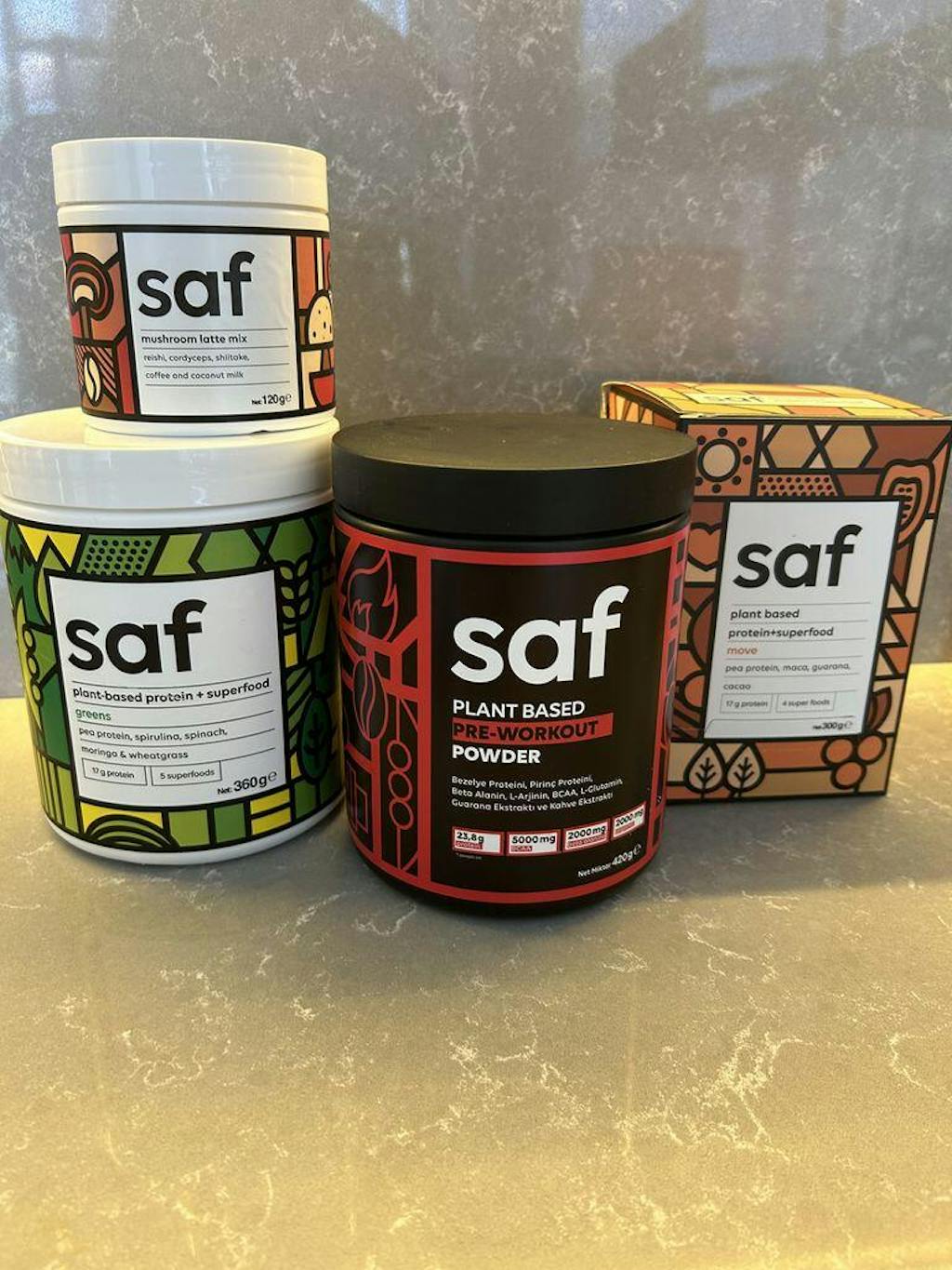 Saf Athletics Pre-Workout Protein Tozu 420 gr