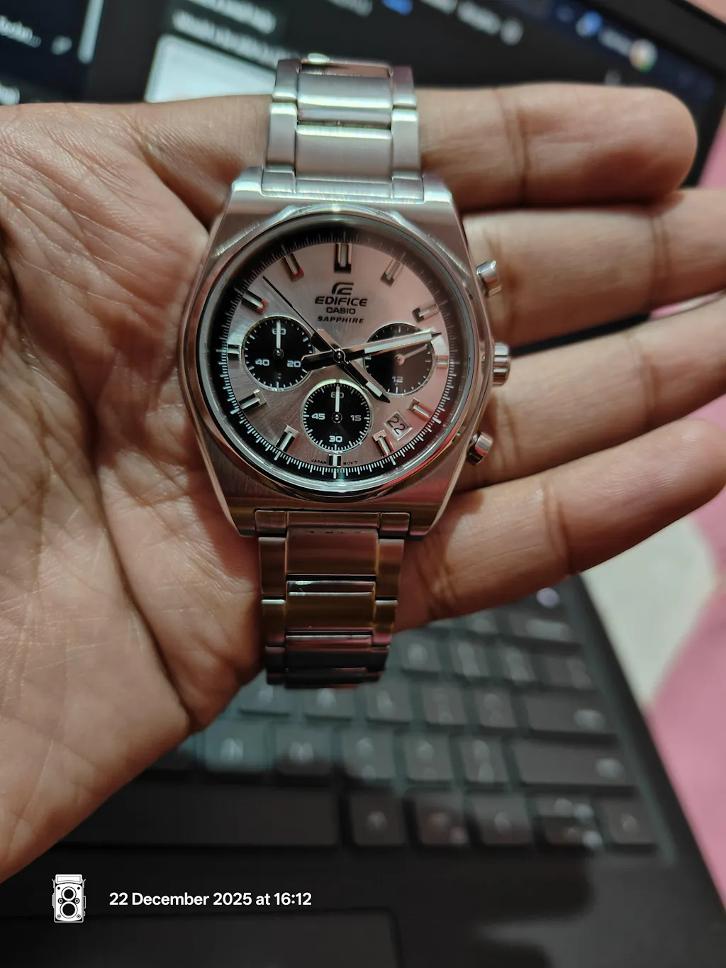 CASIO ED635 Edifice EFB-730D-7AVUDF Panda Dial Watch (Men) – Sai ...