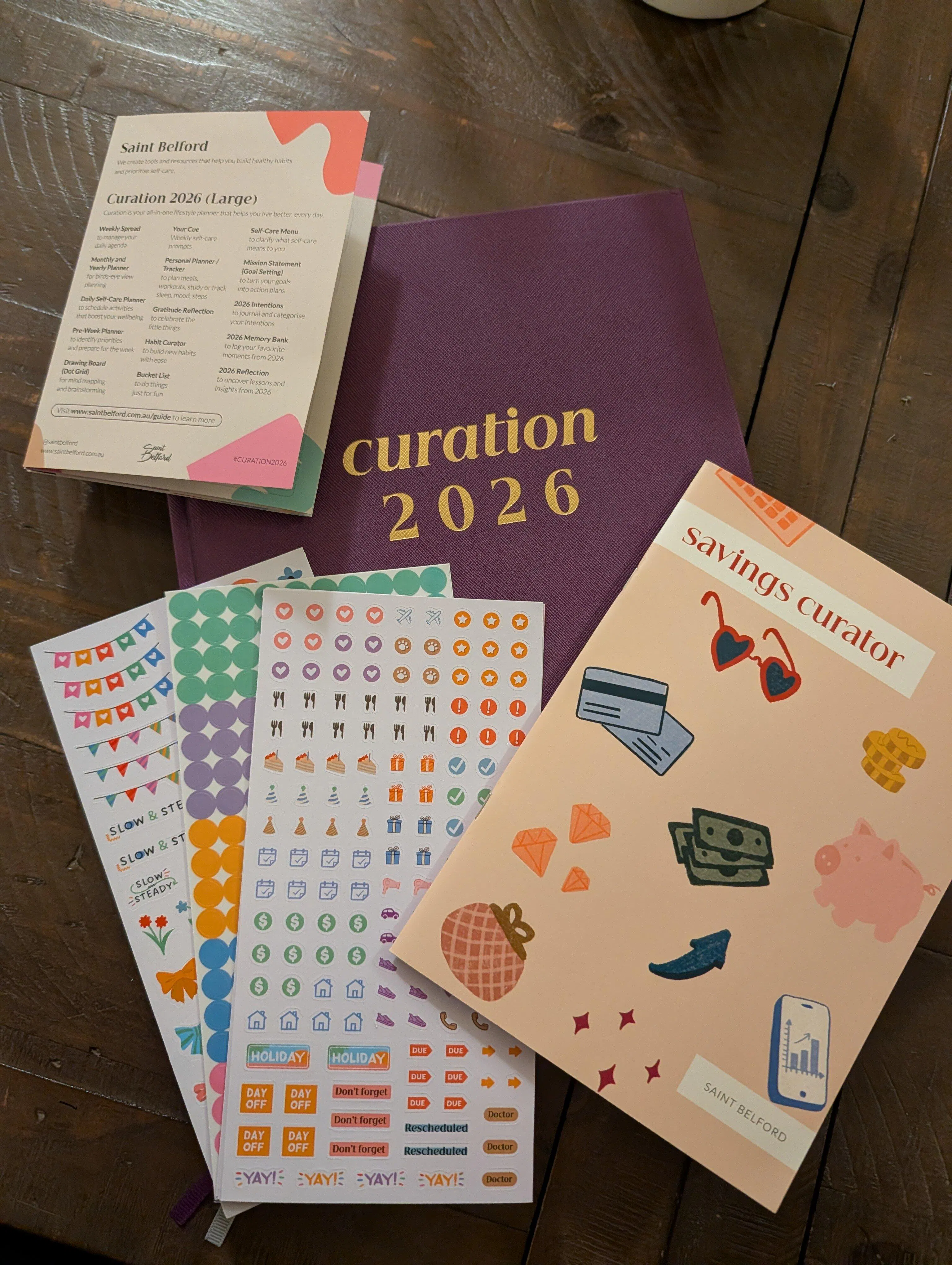 Curation 2026 Planner (Large/A4) | Best Weekly A4 Planner - Saint ...