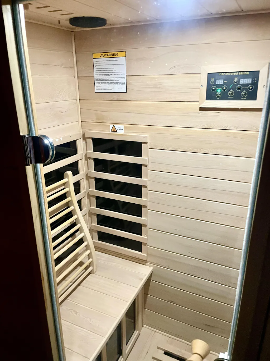 Ergonomic Sauna Backrest – SalusHEAT Saunas Direct