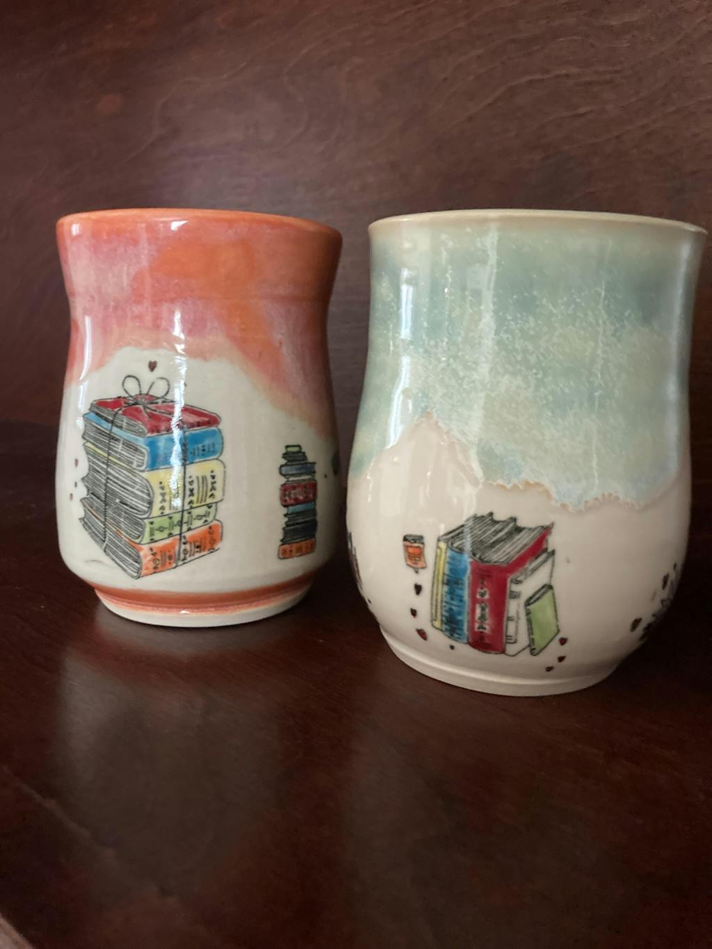 Underglaze Transfer, Ceramic Decal - Books | Sanbao Studio - Sanbao Studio